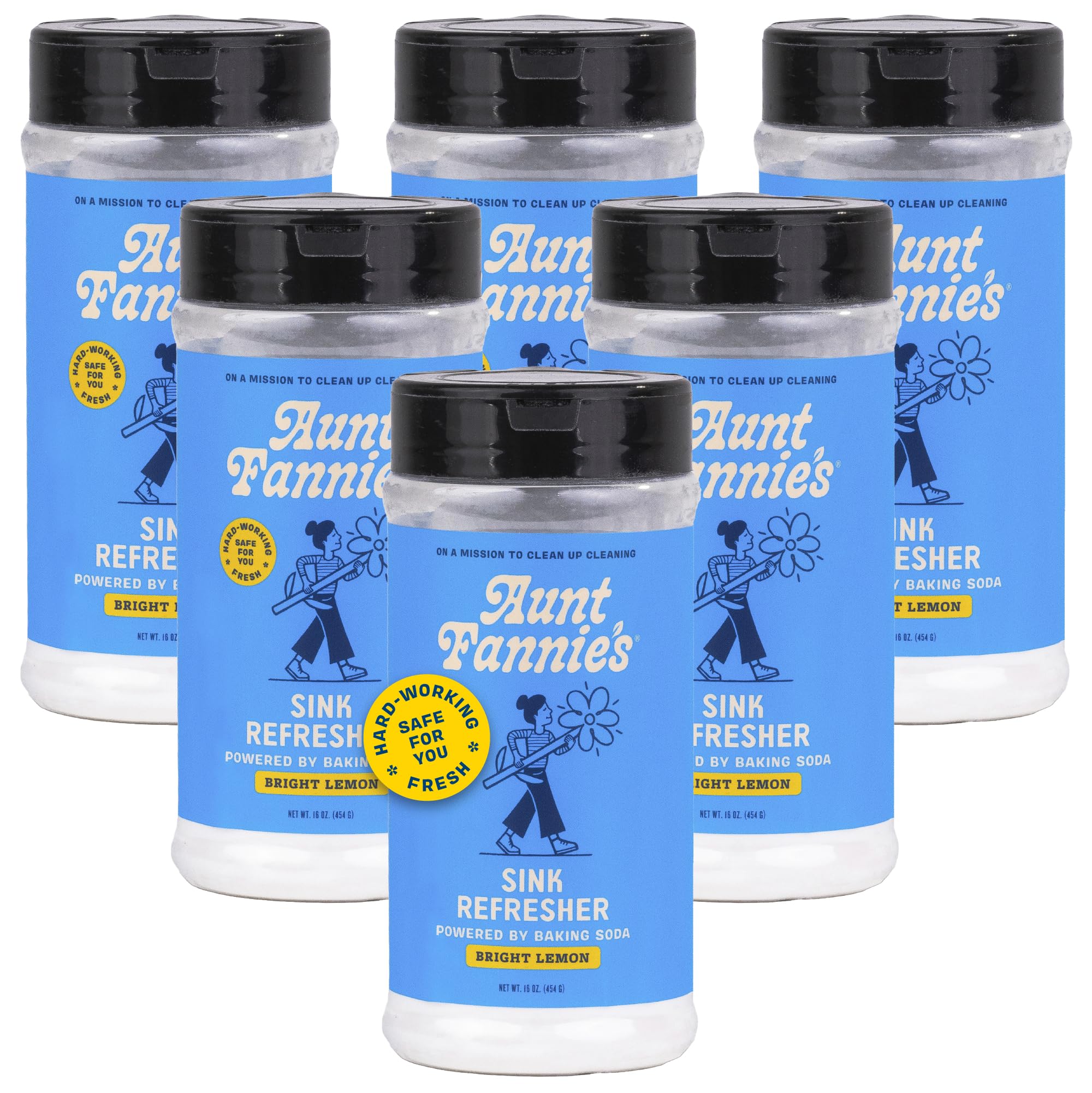 Amazon.com: Aunt Fannie's Sink Refresher, Bright Lemon Powder Scrub and ...