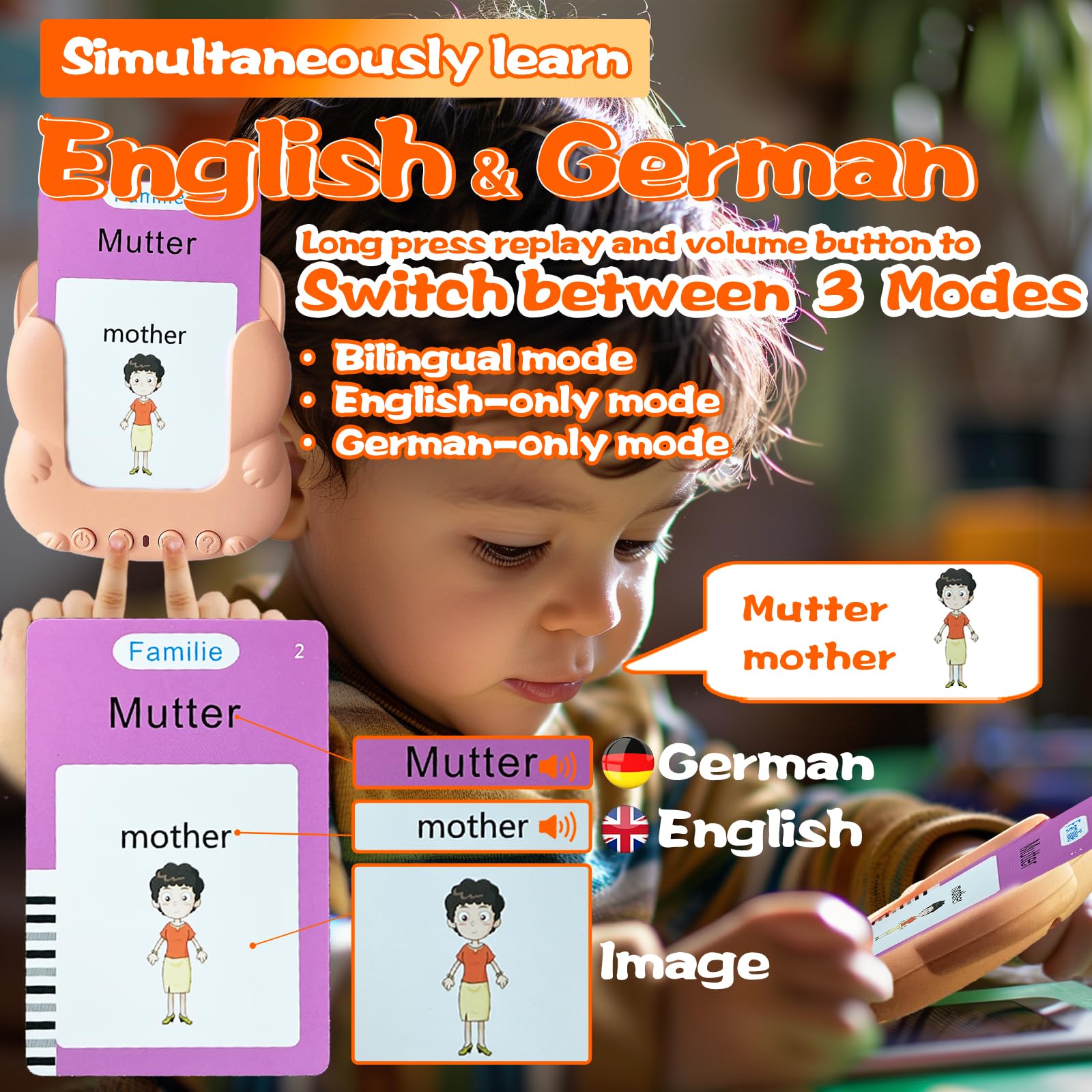 Snapklik.com : KILOGOGRAPH German Talking Flash Cards For Toddlers ...