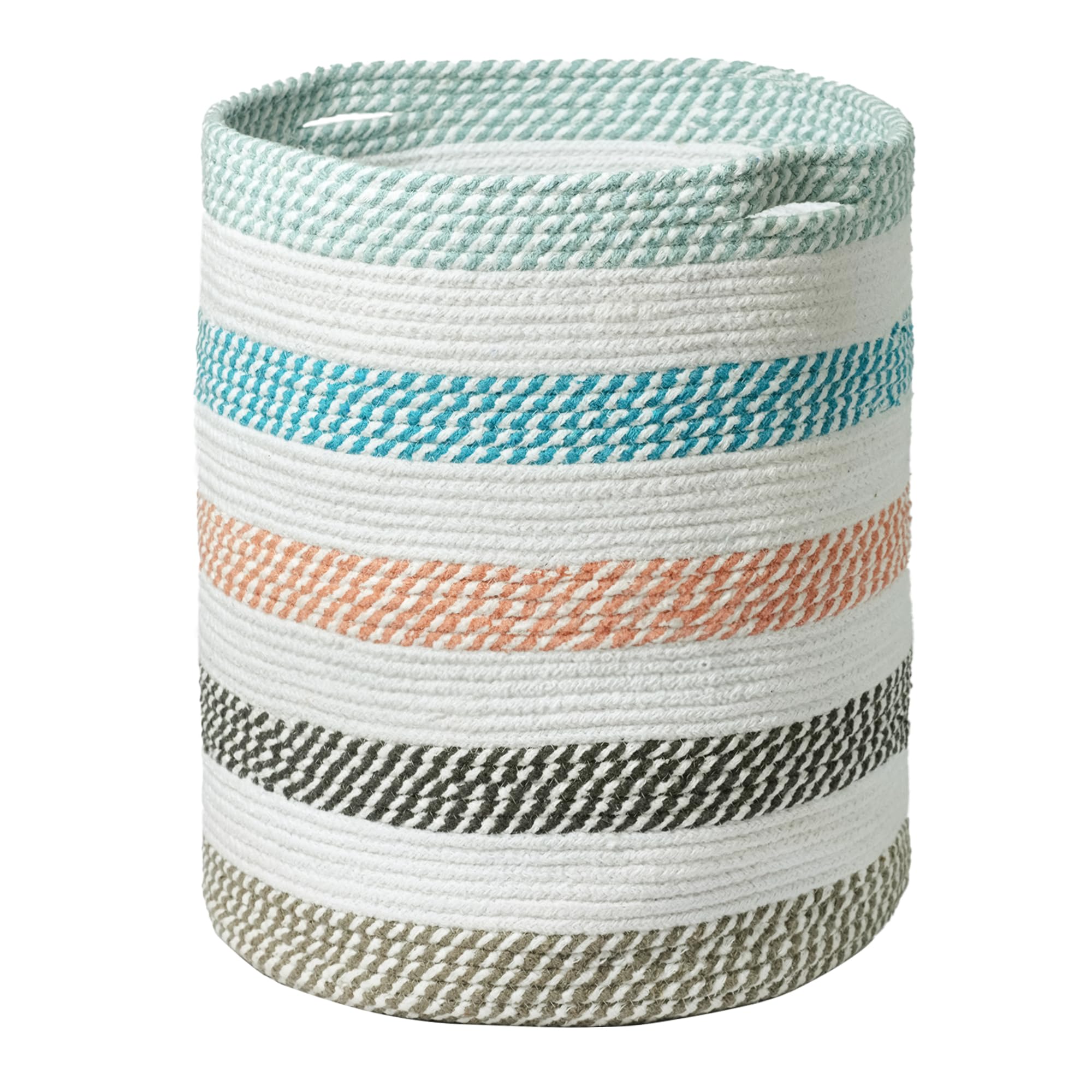 Amazon.com: Eco Living Recycled Cotton Laundry Basket - Woven Rope ...