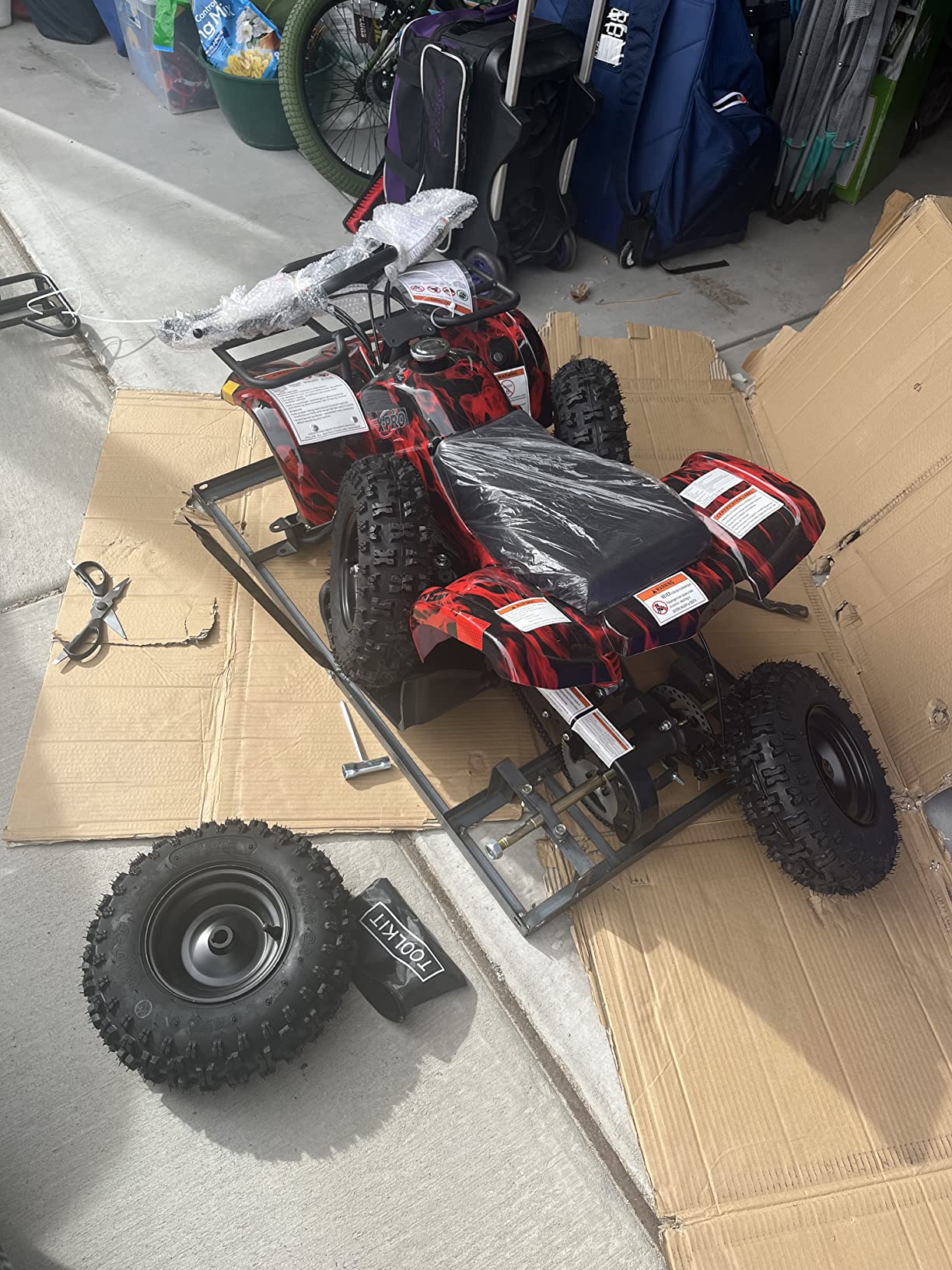 $61/mo - Finance X-PRO ATV 4 Wheelers 40cc ATV Quads Quad with Gloves ...