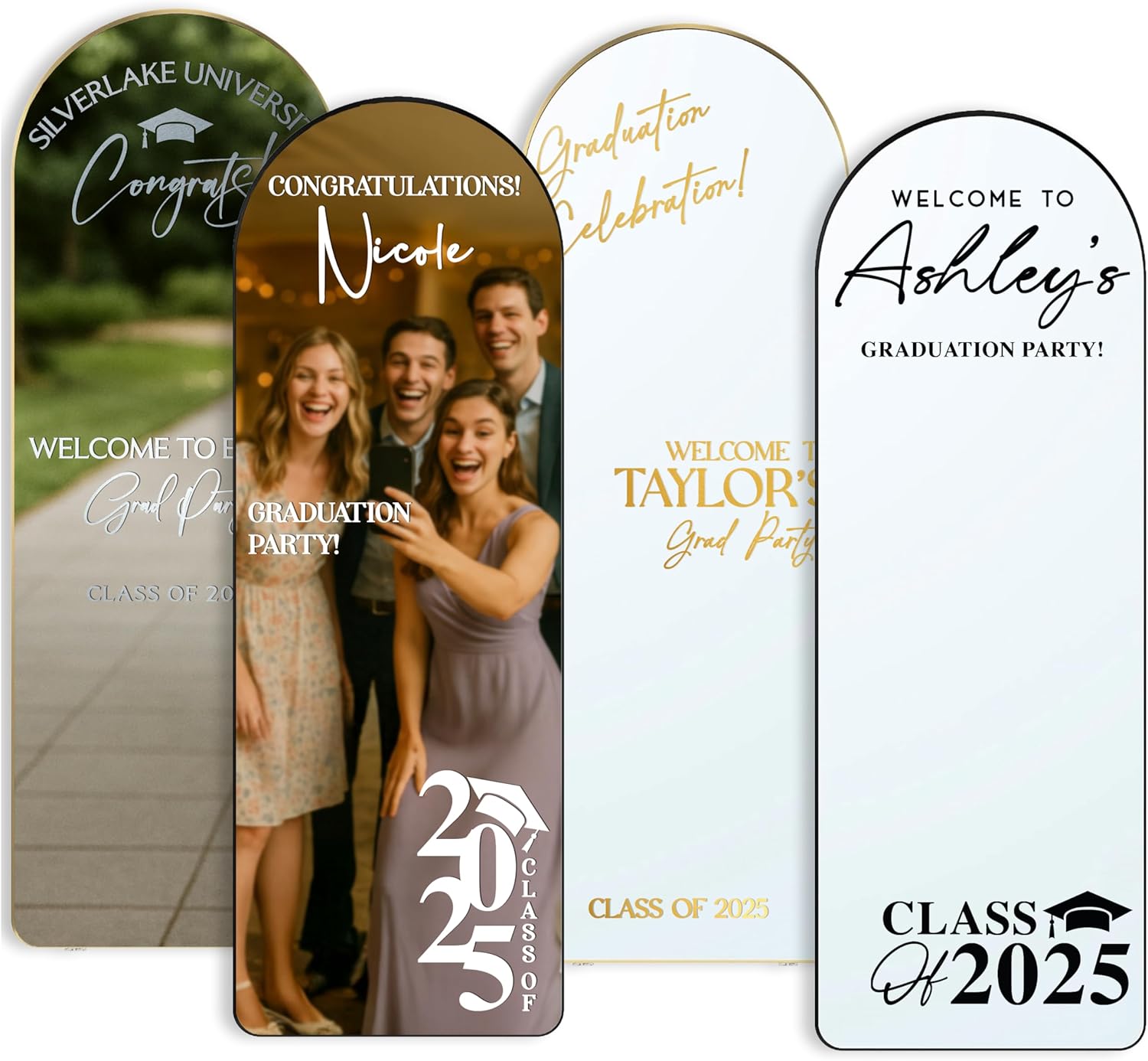 Amazon.com: Personalized Graduation Mirror Welcome Sign Decal - Custom ...