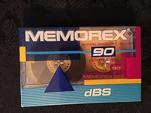 Amazon.co.jp: Memorex DBS 90 Single Blank Audio Cassette Tape Vintage [parallel import goods ...