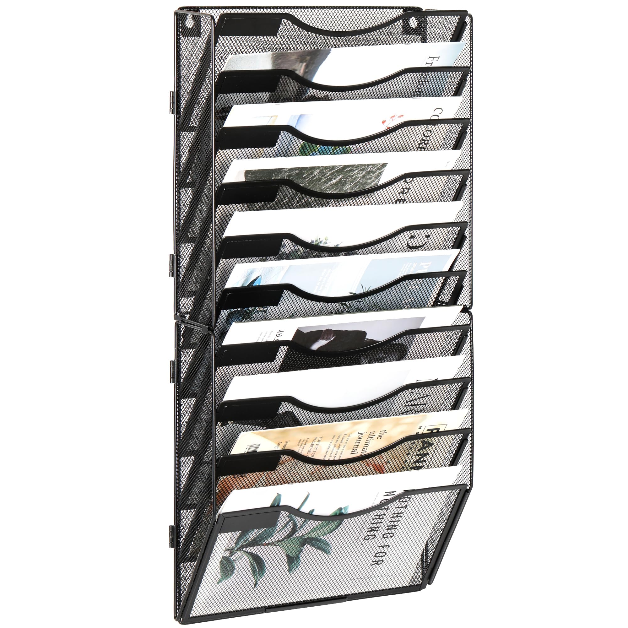 Snapklik.com : EasyPAG Wall File Holder 10 Tier Assembly Mesh Office ...