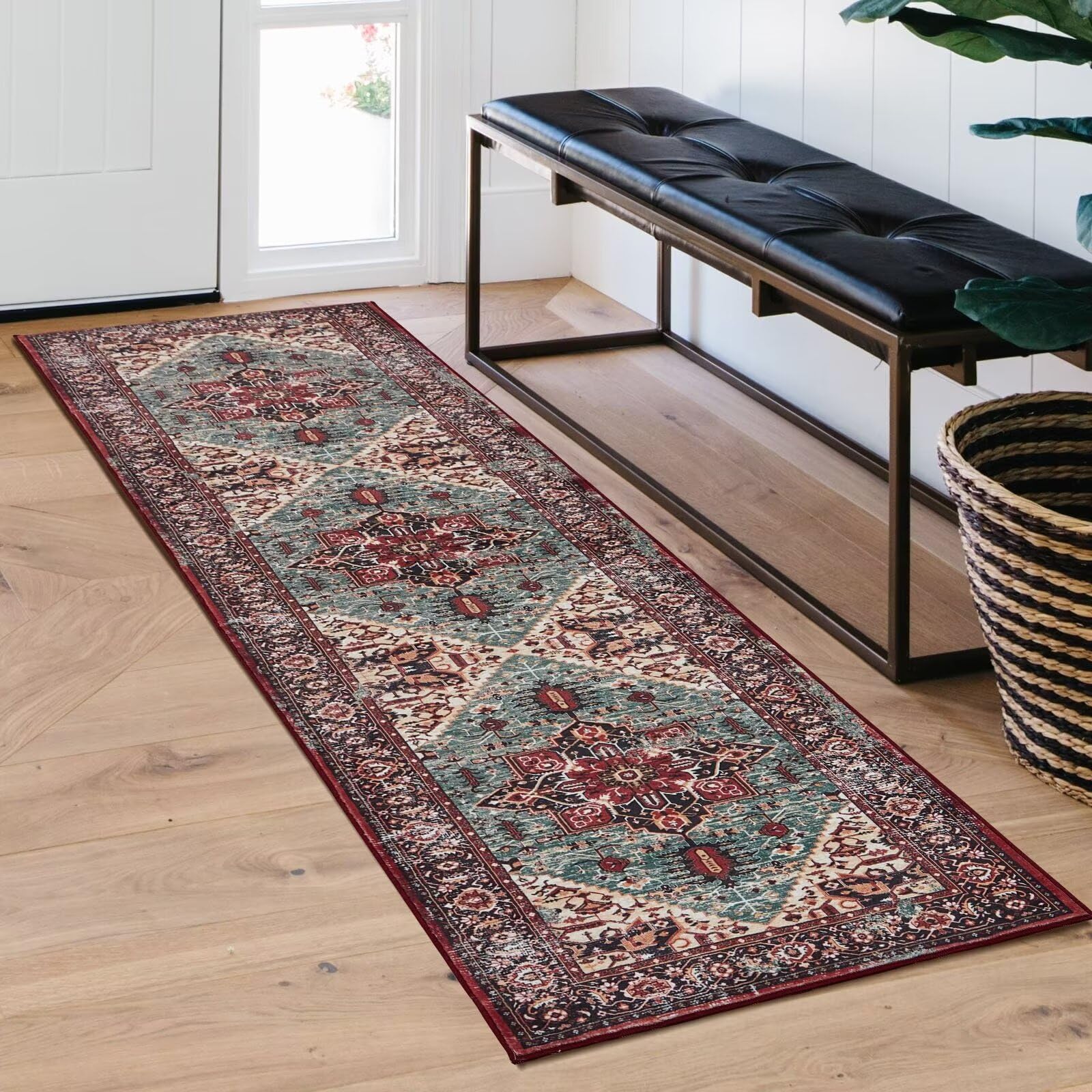 2x7 Boho Runner Rug Machine Washable, Soft Non-Slip Area 2' x 7' Carpet ...