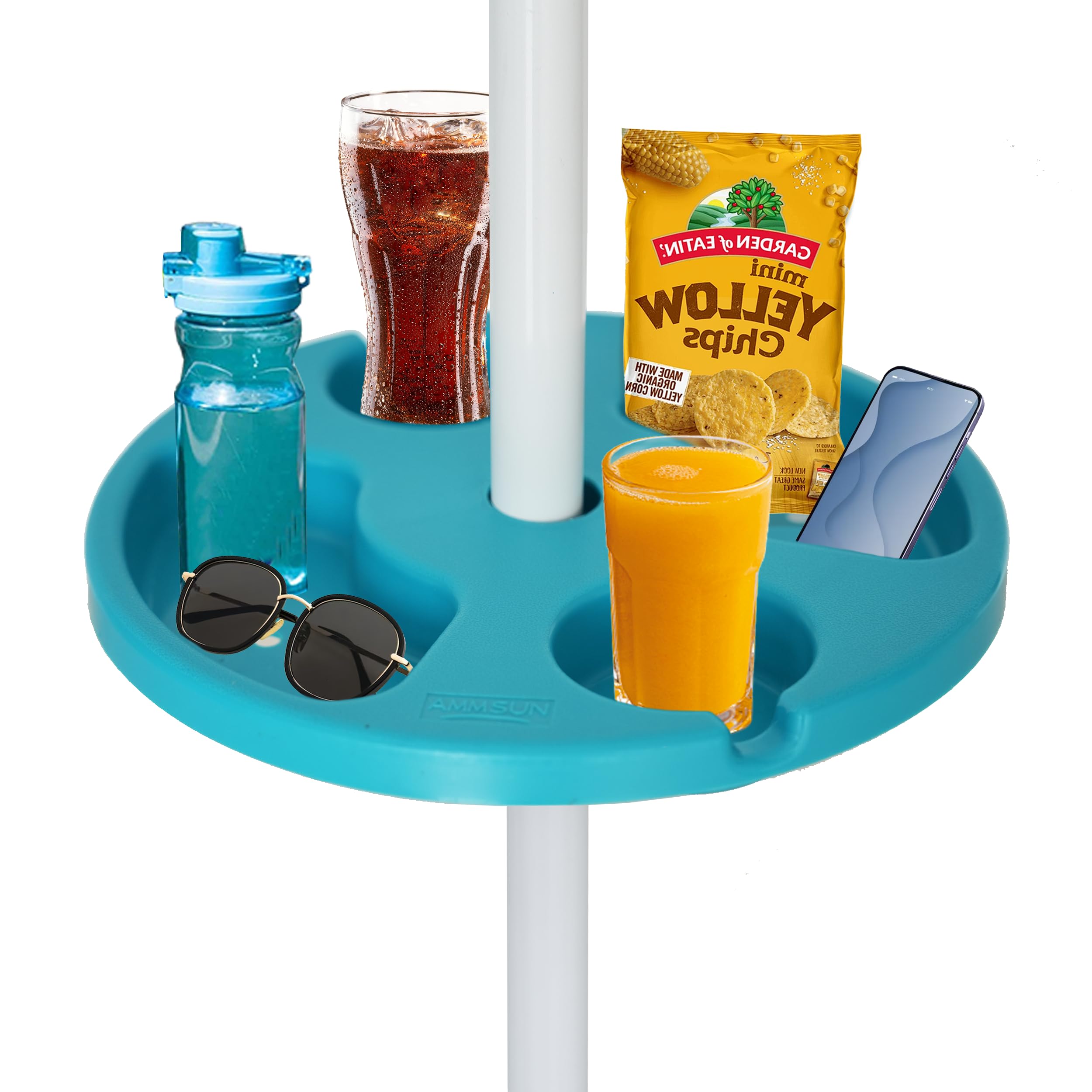Amazon.com : AMMSUN 13" Beach Umbrella Table Tray for Beach, Patio ...