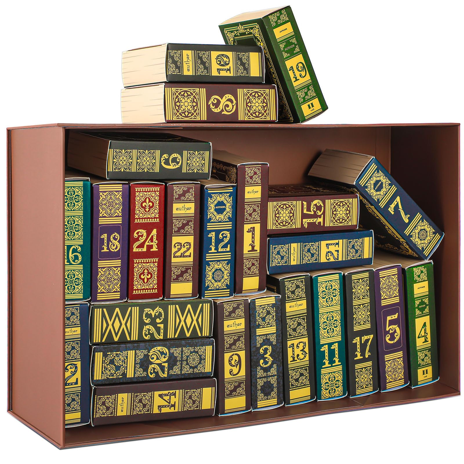 Amazon.com: 24 Pcs DIY Christmas Advent Calendar Book Boxes for 2025 ...
