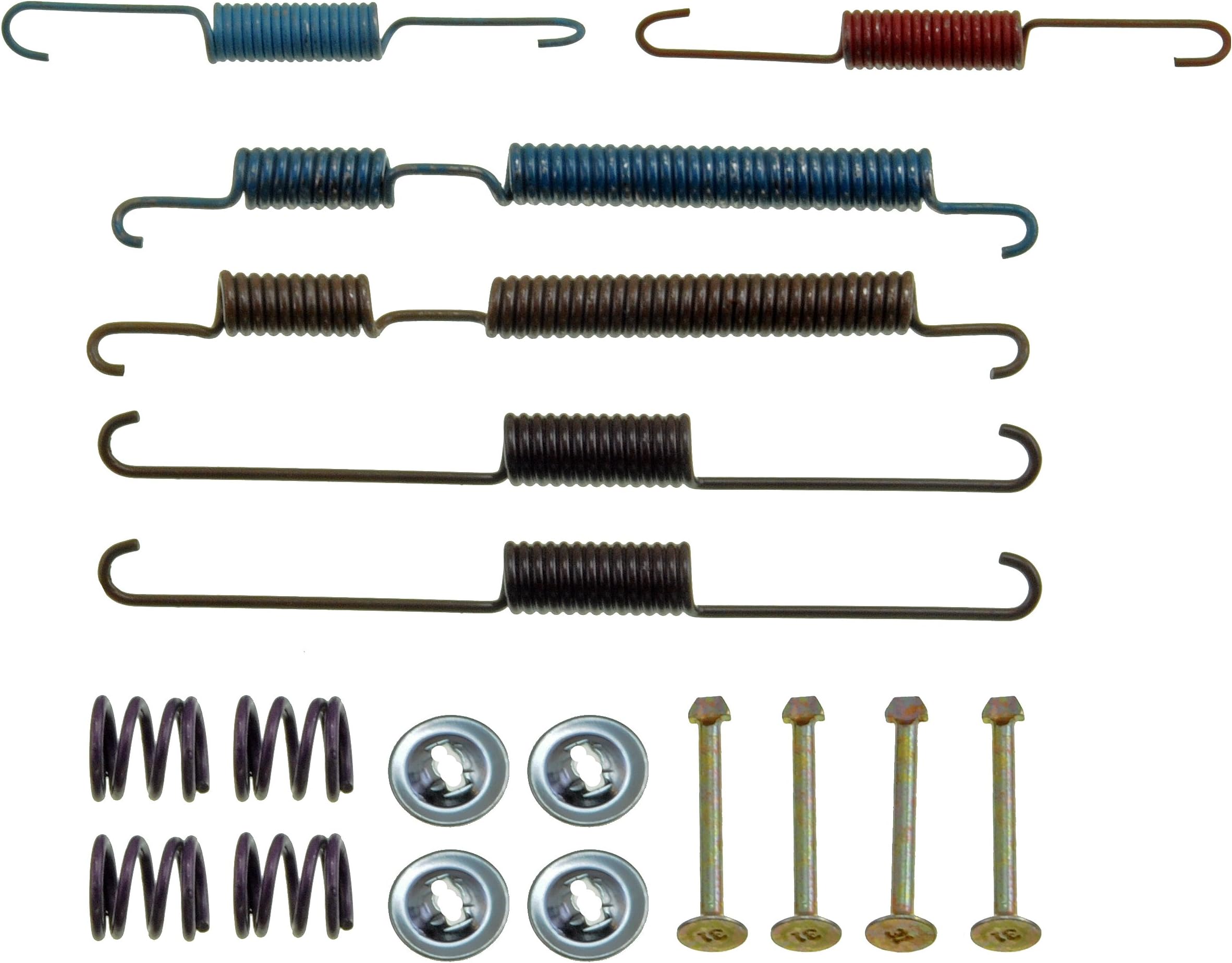 Amazon.com: ACDelco Professional 18K2368 Rear Drum Brake Spring Kit ...