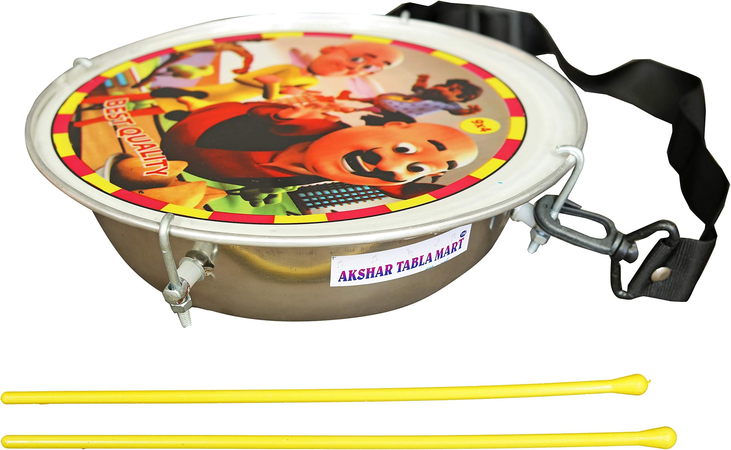 Akshar Tabla Mart STILL BABY TASA NAGARA DHOL With Belt Stick USE FOR 1 ...