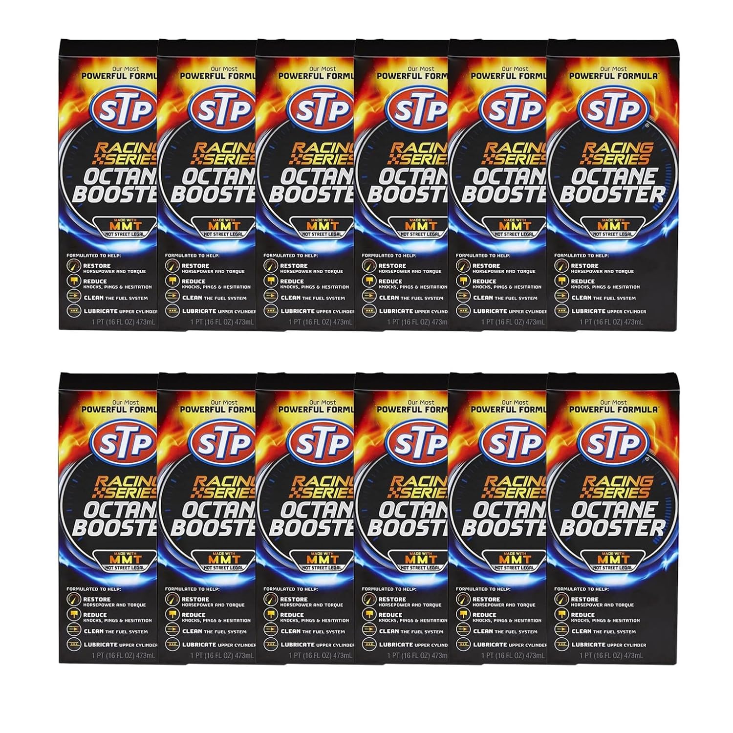 STP Racing Series Octane Booster (473 ml) : Pack of 12 : Amazon.in: Car ...