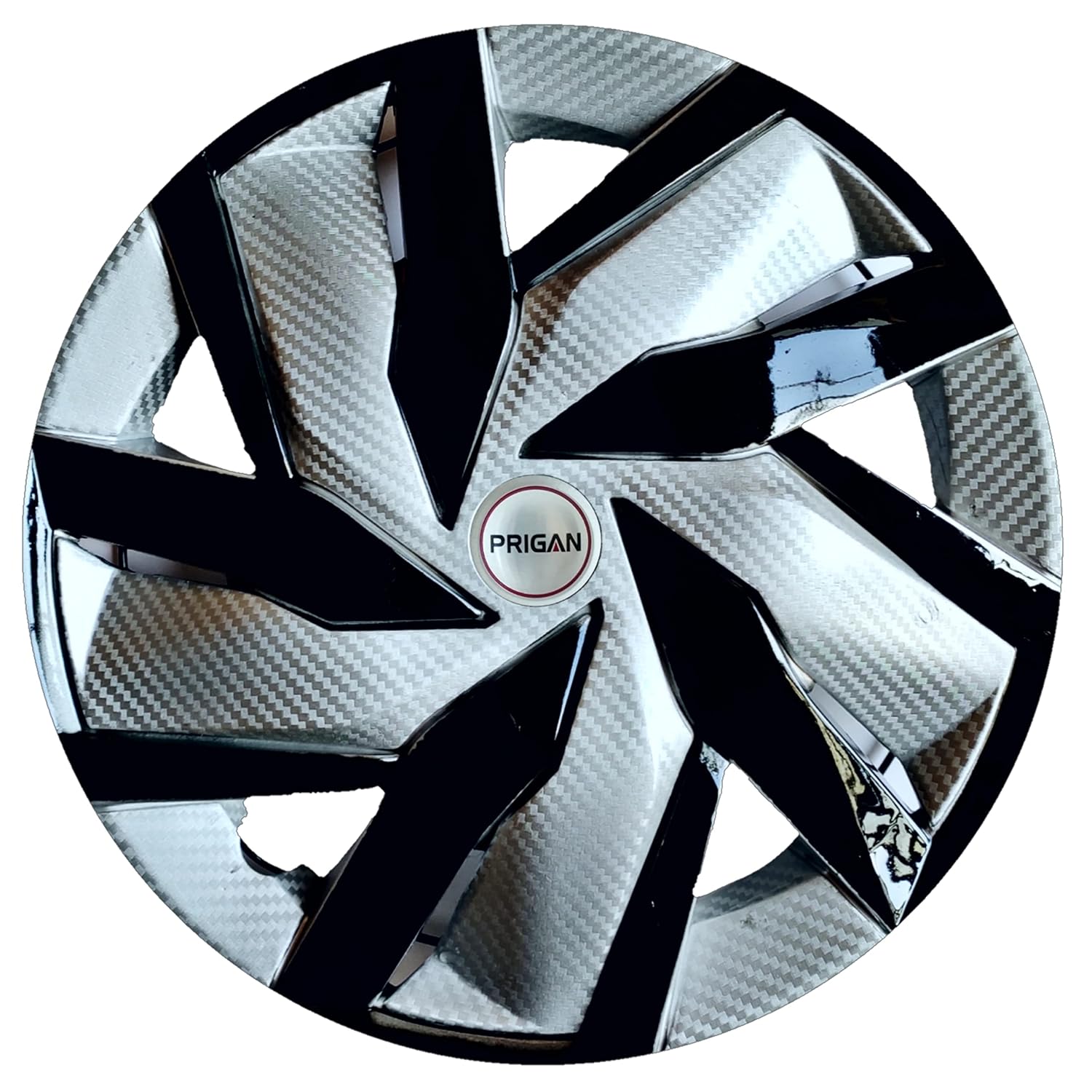 PRIGAN Wheel Cover for TATA Tiago Old 13 Inch Silver Black Wheel Cap ...