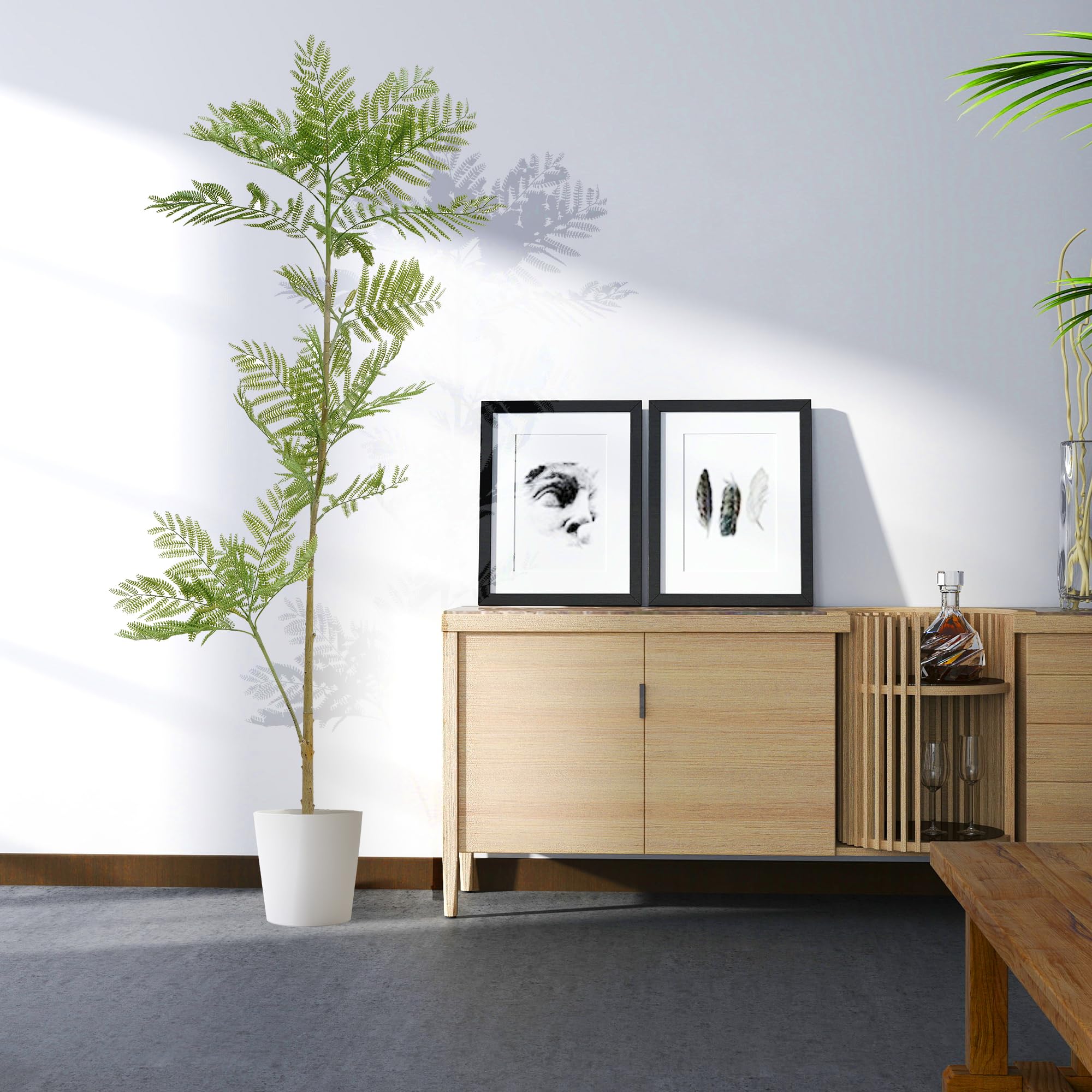 Snapklik.com : 5.9ft Artificial Tree Indoor Fake Jacaranda Tree ...