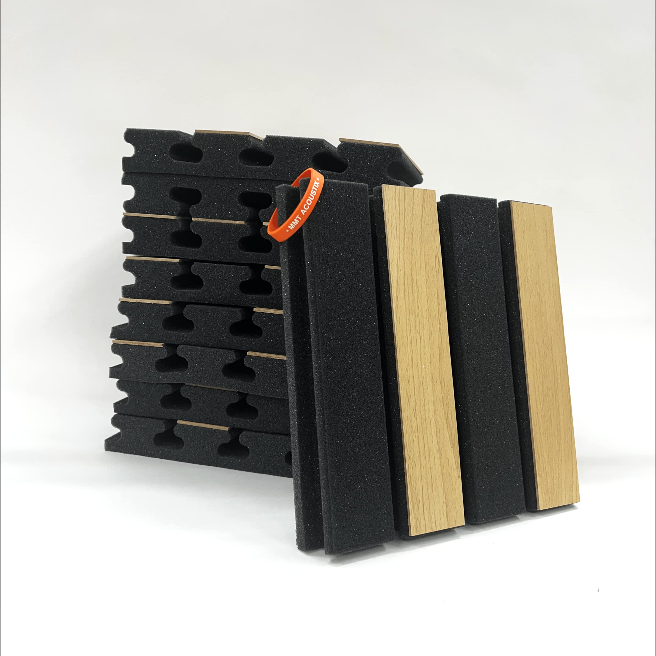 SoundaXe® Sound Diffusion Acoustic Panel, Wood + Acoustic Foam | Reduce ...