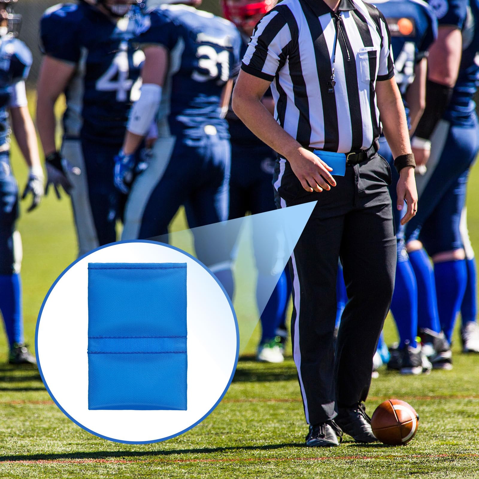 Snapklik.com : 2 Pieces Football Referee Bean Bag Umpire Referee Gear ...