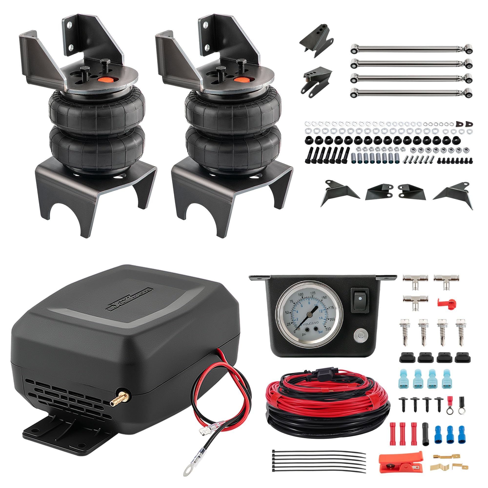 Amazon.com: maXpeedingrods 5000 lbs Air Suspension Bags Kit ...