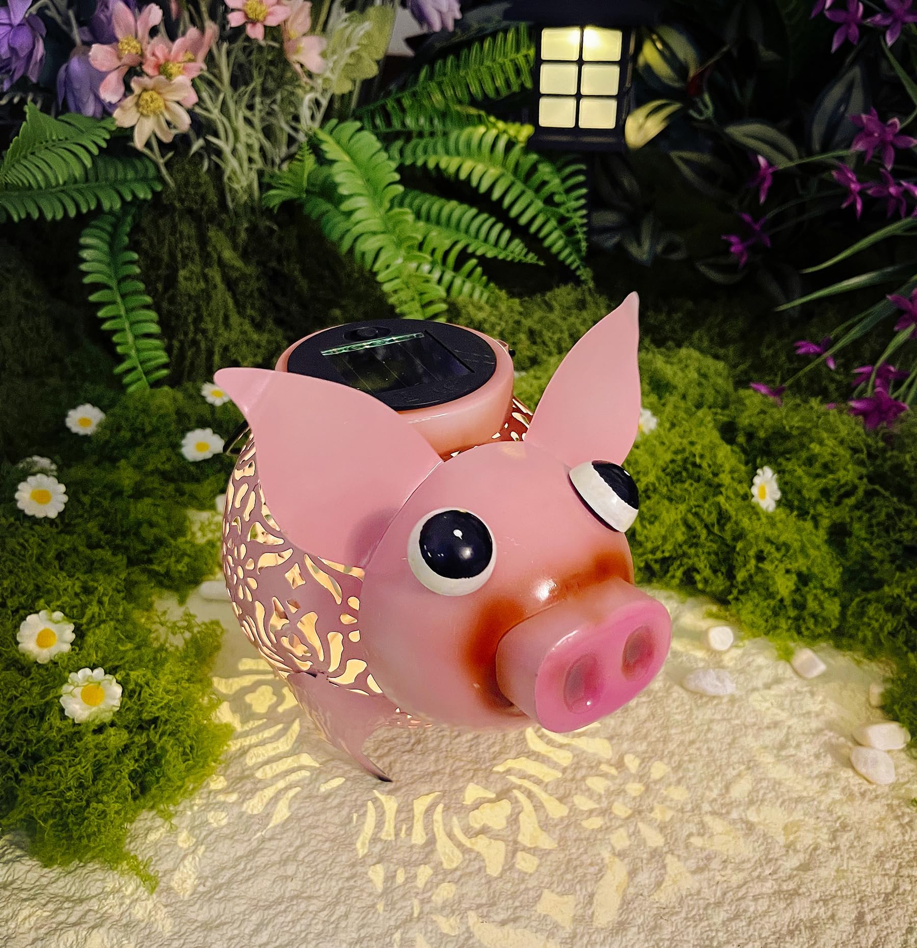 Amazon.com: MUMTOP Solar Lantern - Outdoor Waterproof Lights, Pig Yard ...