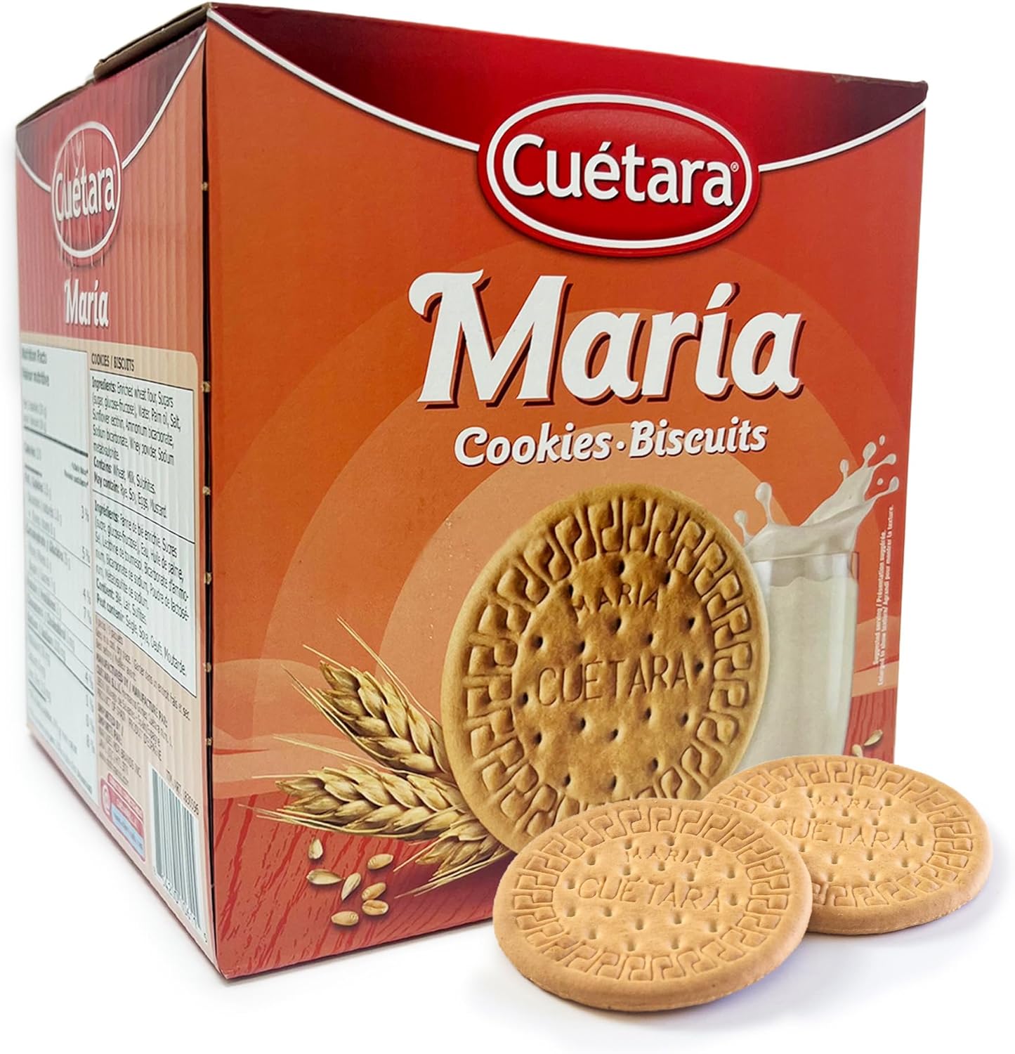Maria Biscuits 1,800g (1.8kg) Pack of 1, Delicious and Crunchy Snacks ...