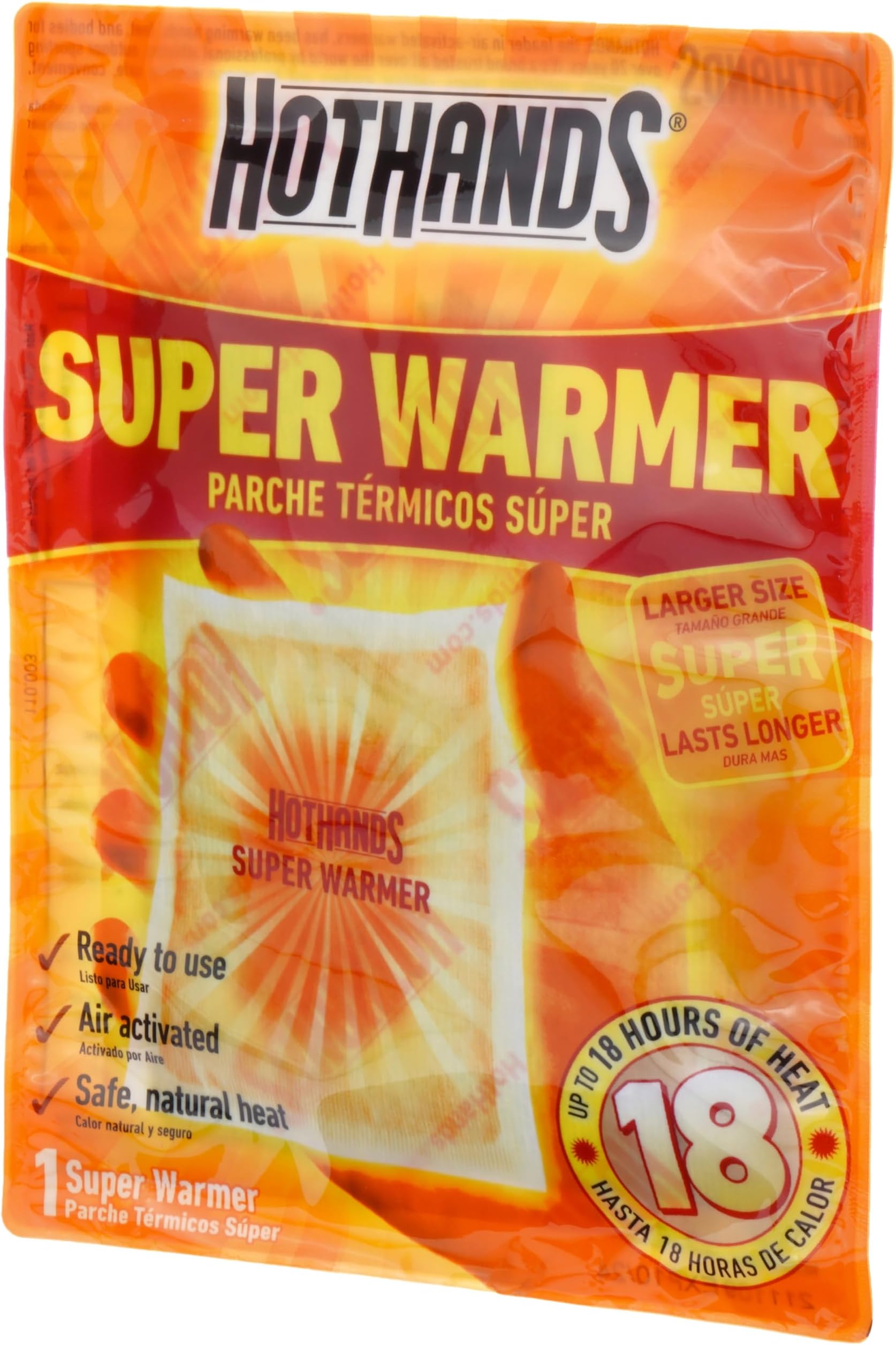 Hothands body & hand super warmers - long lasting safe natural odorless ...