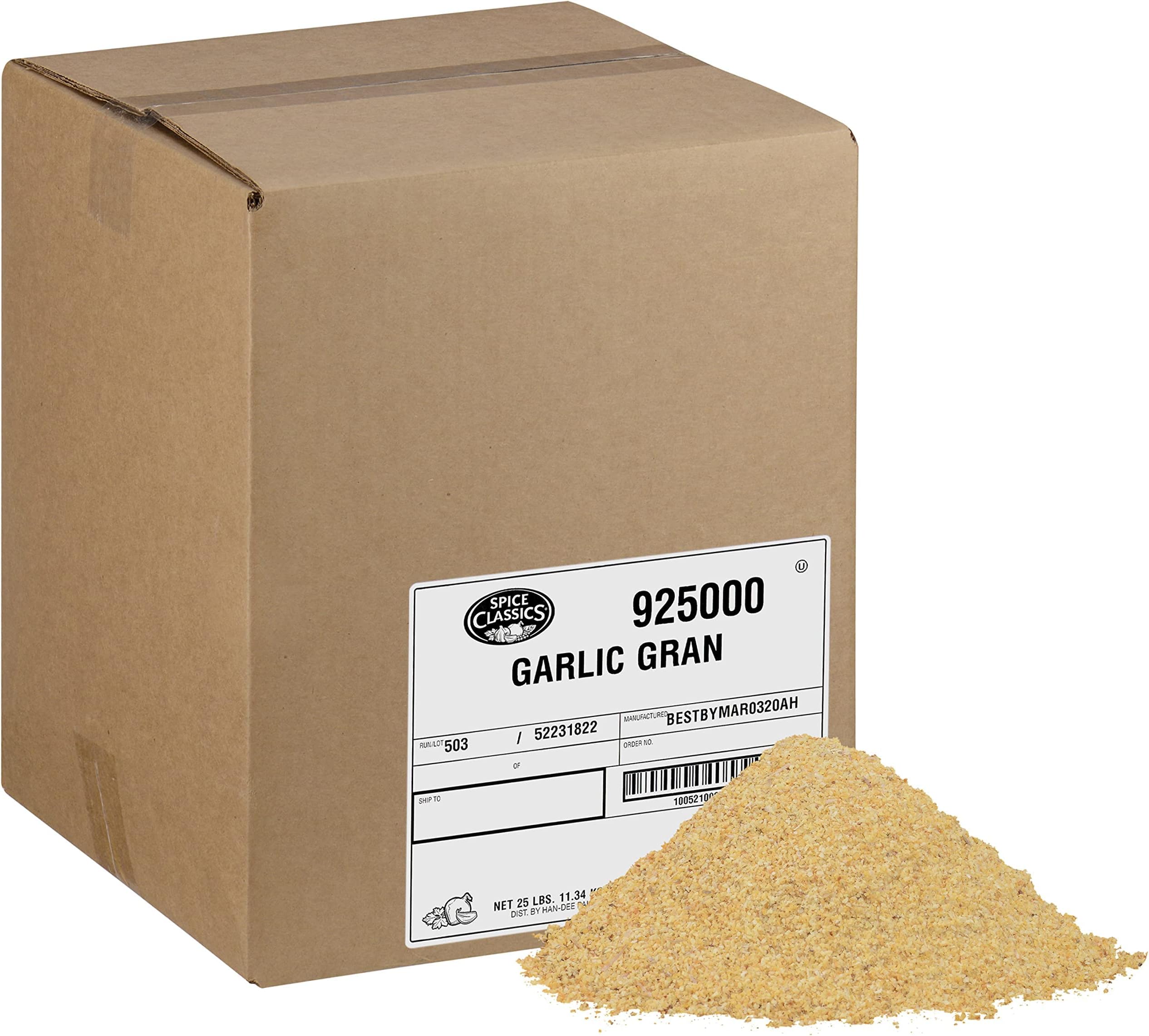 Amazon.com : Spice Classics Garlic Powder, 5.25 lb - One 5.25 Pound ...