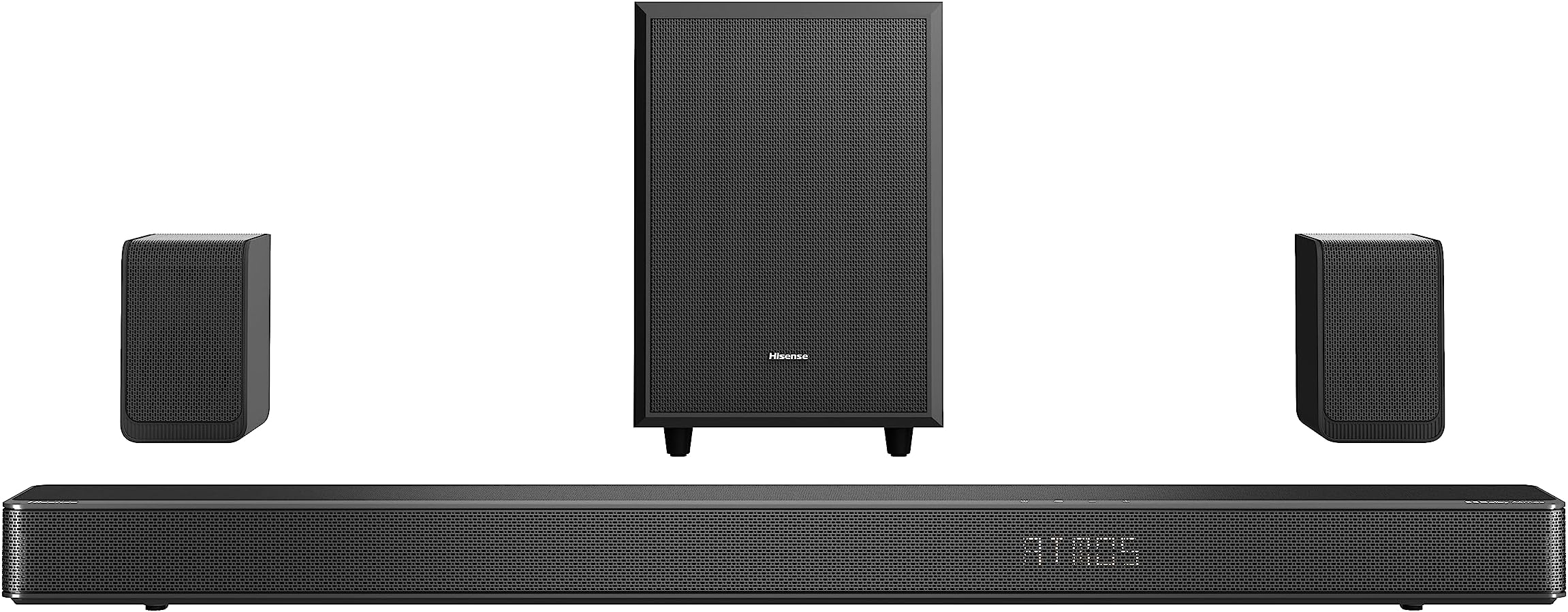 Amazon.com: Hisense AX5125H 5.1.2Ch Sound Bar with Wireless Subwoofer ...
