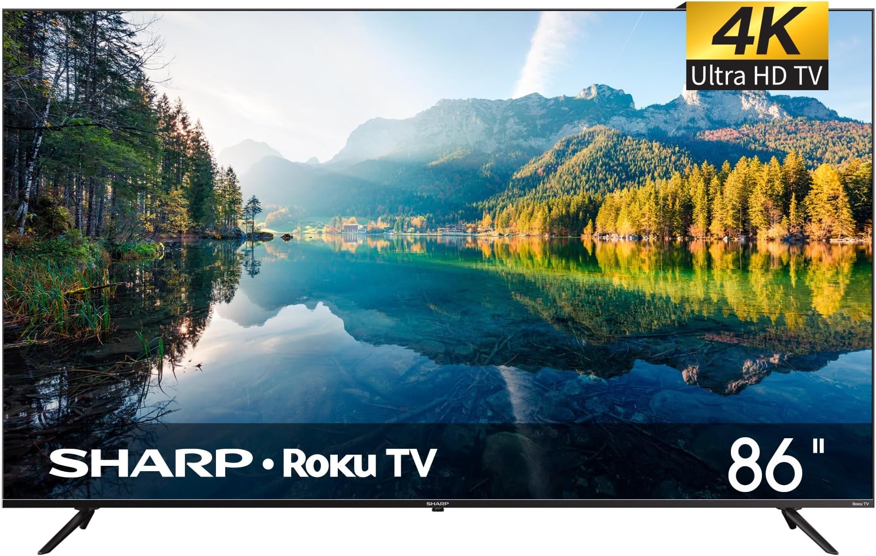 Sharp 4K Smart LED TV de 86" - Roku TV con WiFi : Amazon.com.mx ...