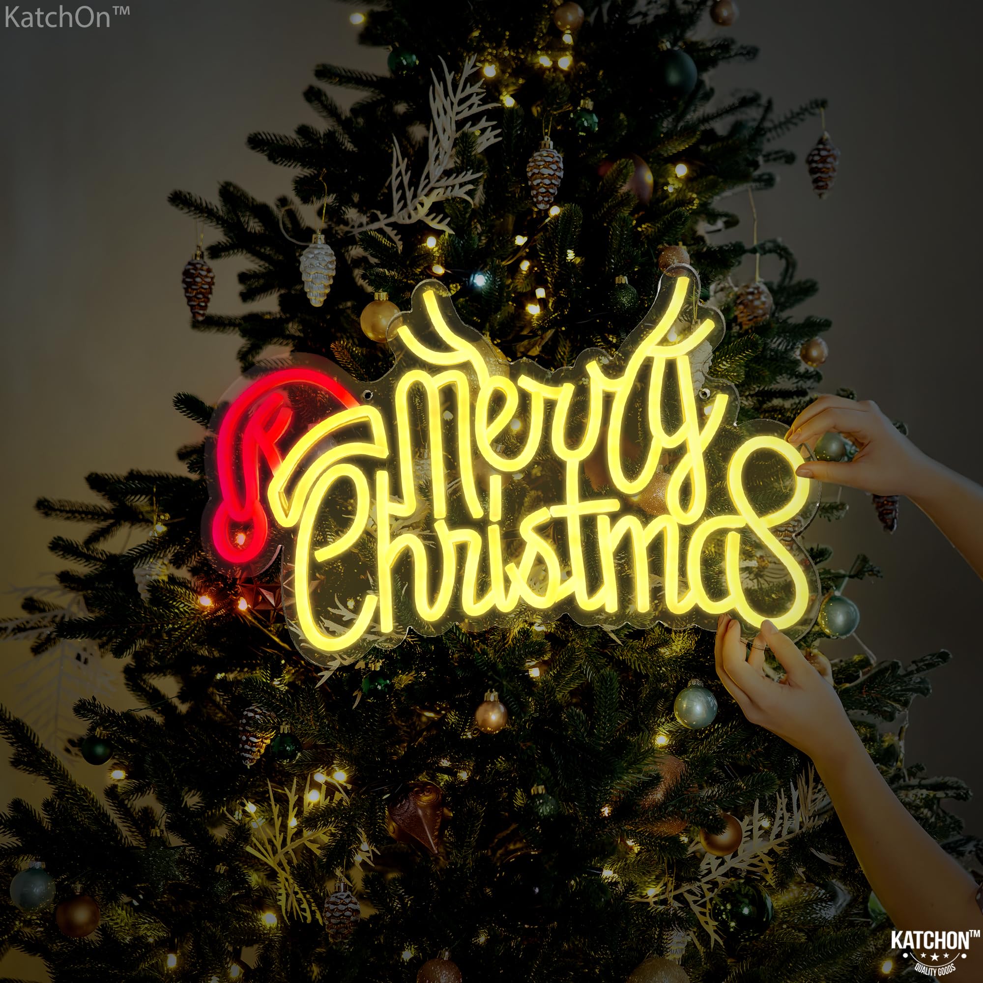 Snapklik.com : Merry Christmas Light Up Sign - Large, 16x10 Inch Merry ...