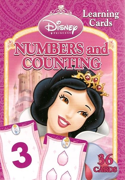 Disney Princess Numbers And Counting Learning Flash Cards Dark Pink disney-princess-numbers-and-counting-learning-flash-cards-dark-pink