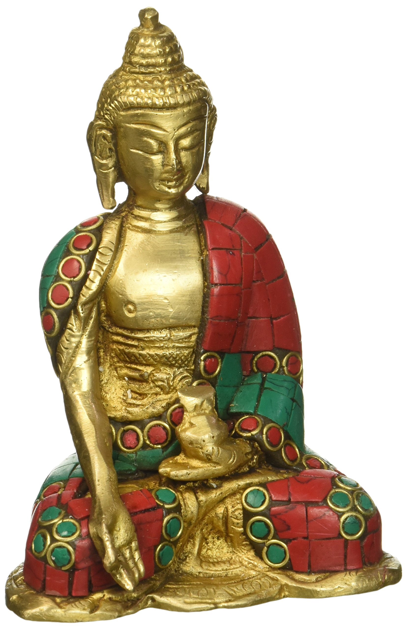 Amazon.com: Exotic India Buddha Brass Statue: Home & Kitchen