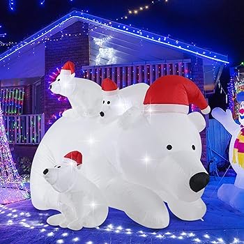 Amazon.com: Joiedomi Christmas Inflatable Decoration 6.5 FT Inflatable ...