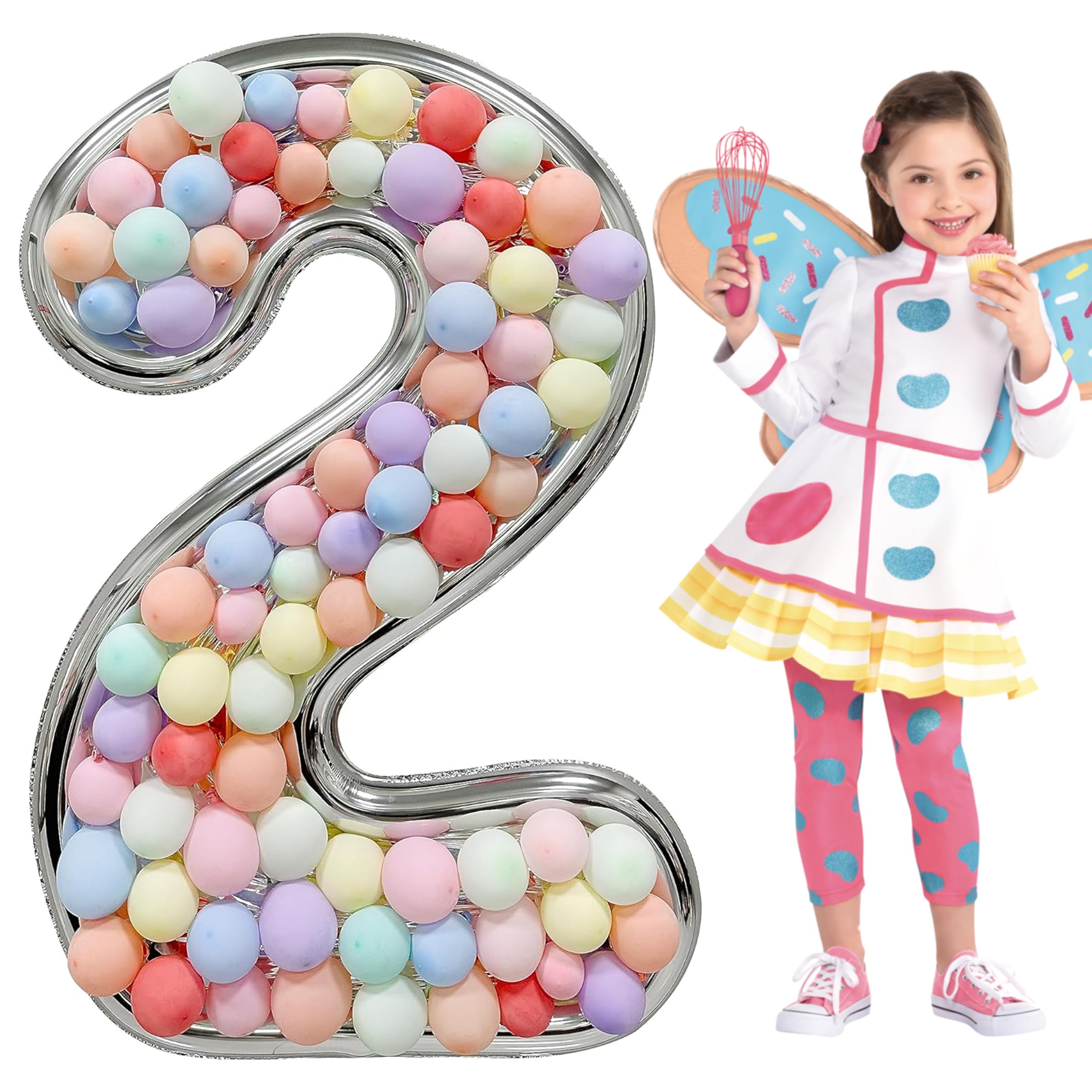 Amazon.com: Skywin Large Numbers for Party Decor- 2, Big Numbers for ...