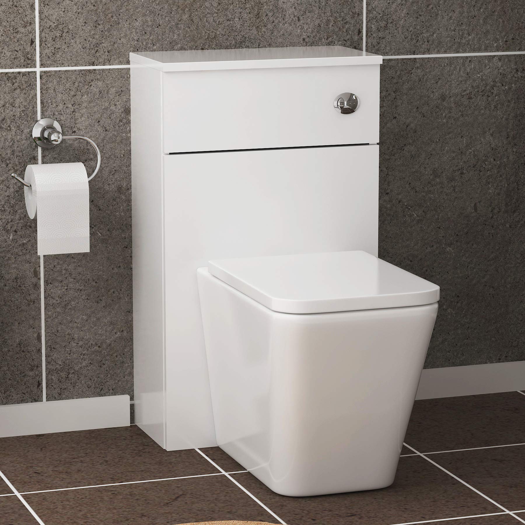 Buy Bathroom Back to Wall WC Unit with Elena BTW Rimless Pan + Soft ...