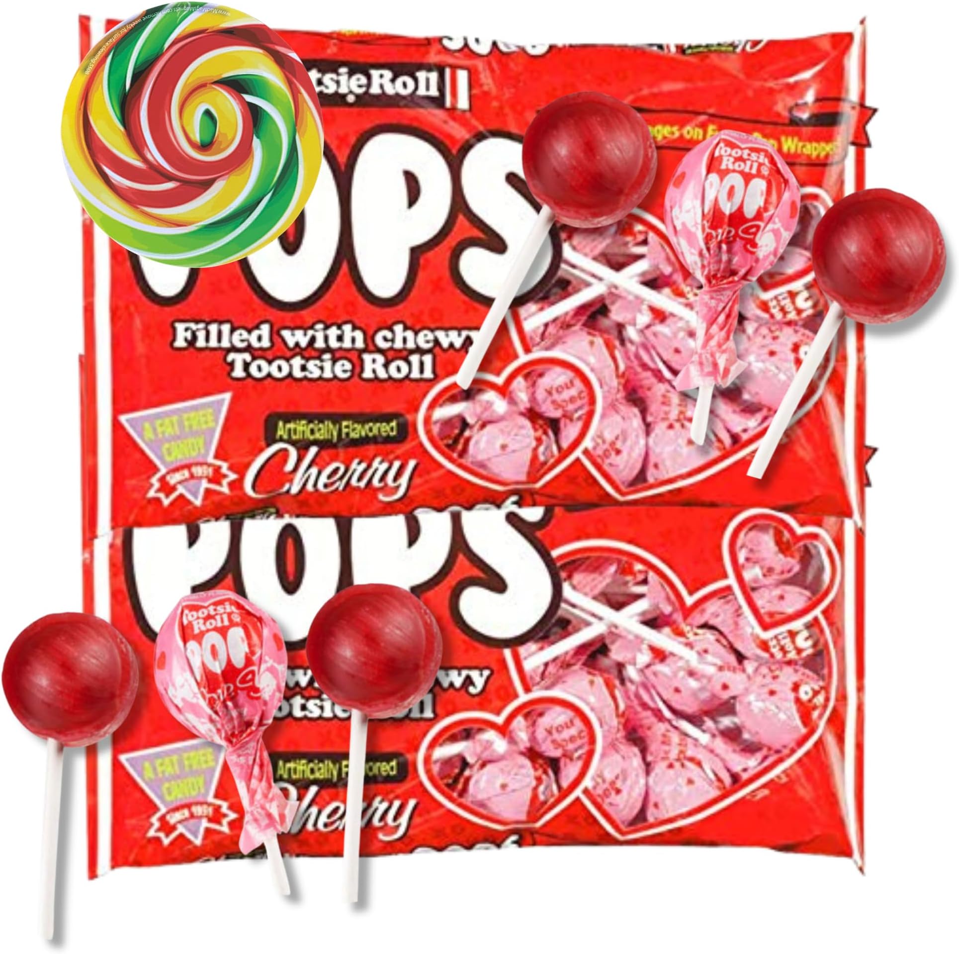 Amazon.com : Watermelon Chili Lollipops, Individually Wrapped Mexican ...