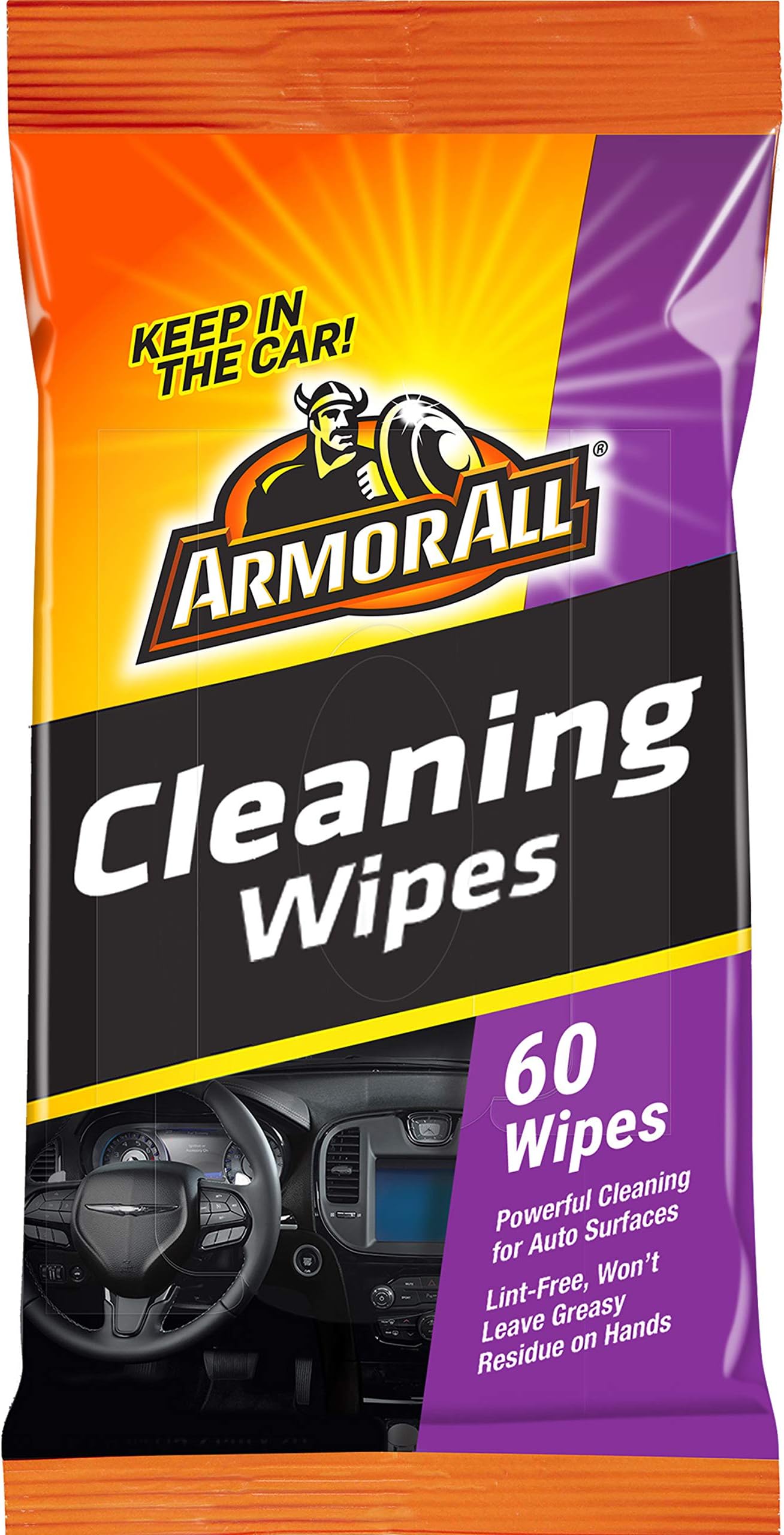 Amazon.com: Armor All Car Cleaning Wipes Kit, Includes Protectant Wipes ...