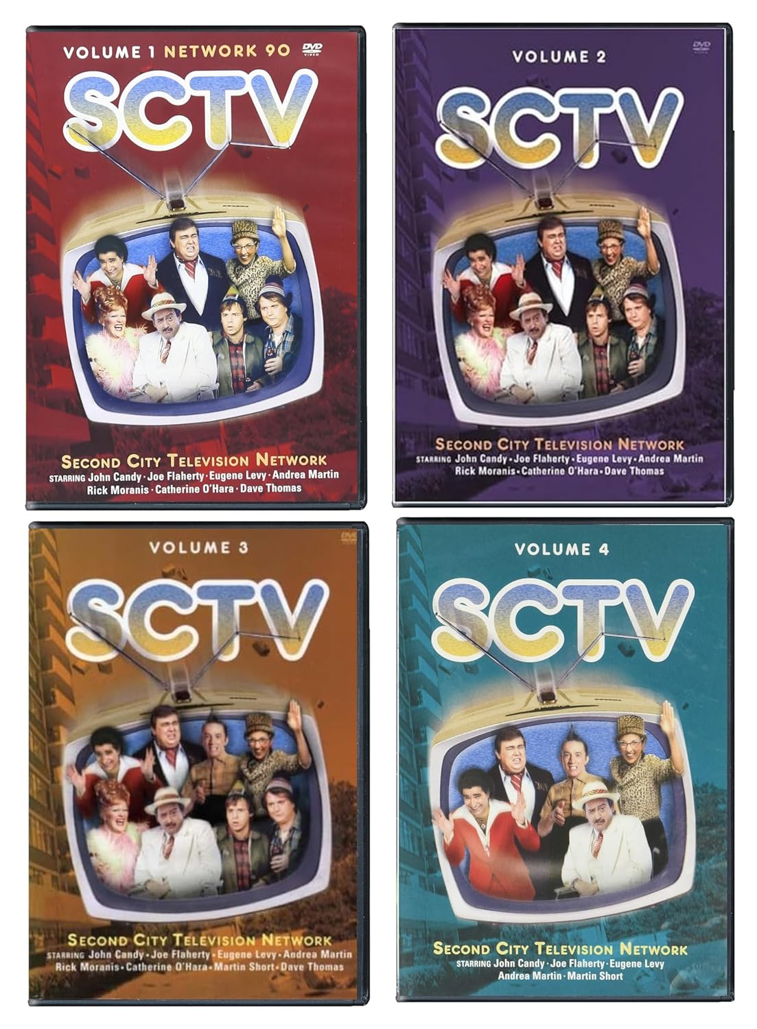 Amazon.com: SCTV, Second City Television Volume 1/2/3/4 (21 Disc Set) [DVD - 4 Pack] : John ...