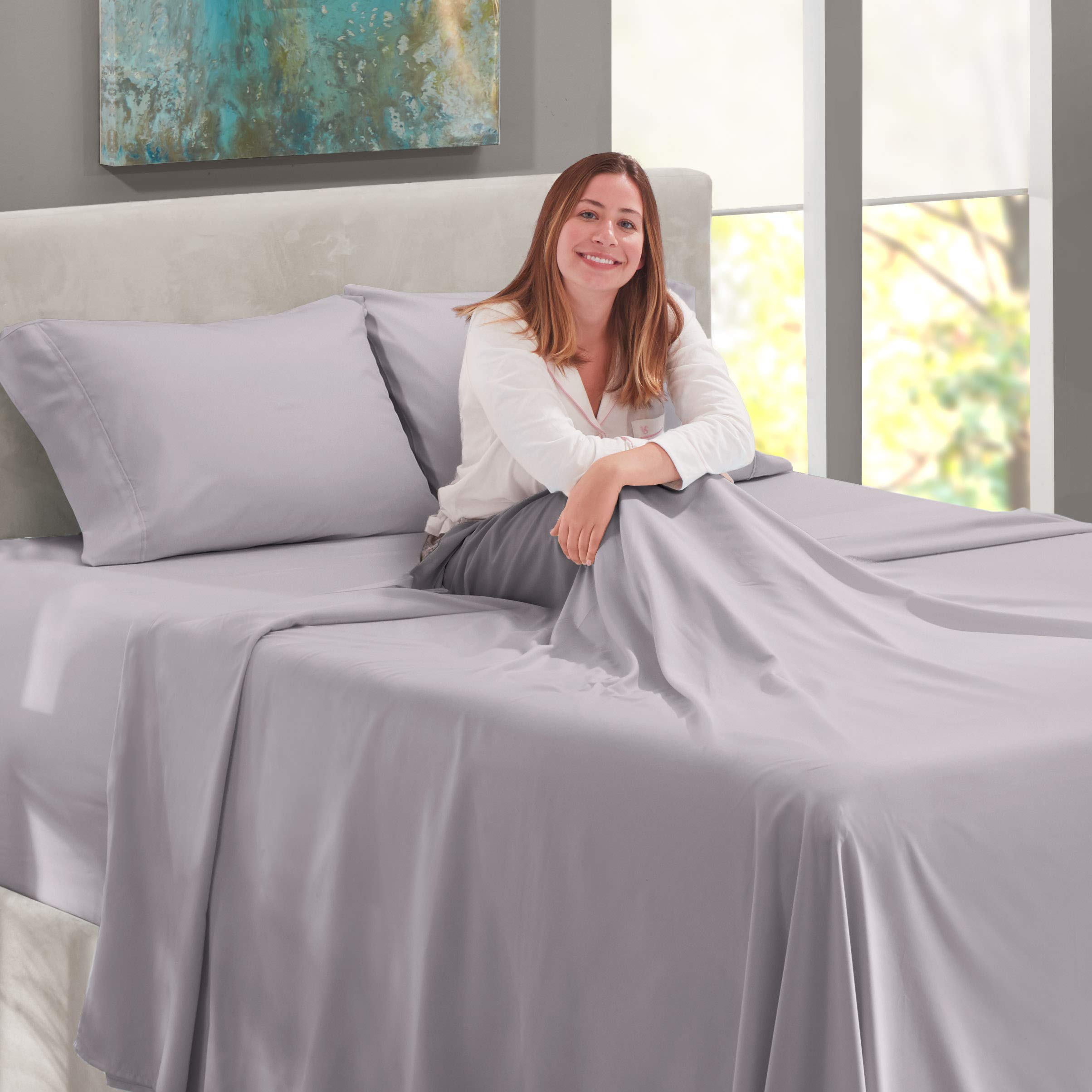 Snapklik.com : Nestl Extra Deep Pocket Sheets - Fits Mattress 18-24 ...