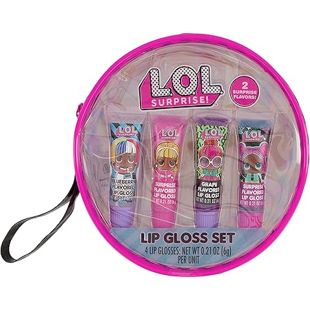 Amazon.com: L.O.L Surprise! 7pc Lip Gloss for Girls, Lol Lip Gloss Set ...