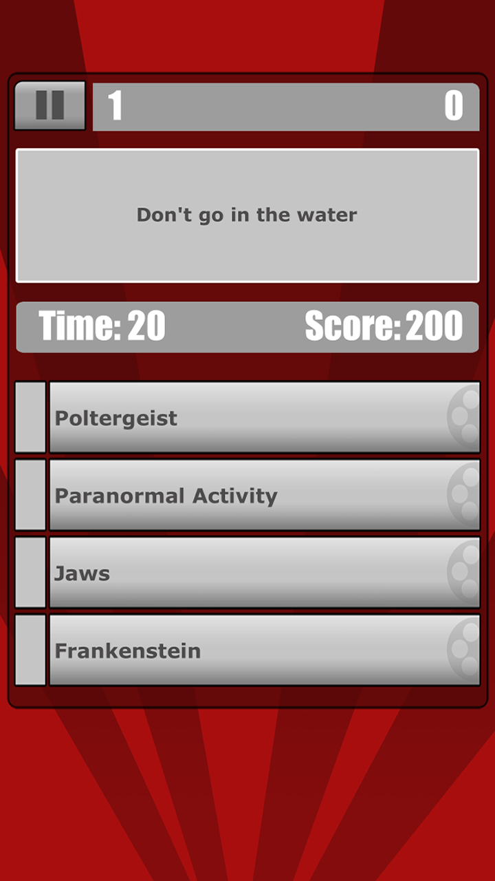 Tagline Toss Up: Movie Trivia - App on Amazon Appstore
