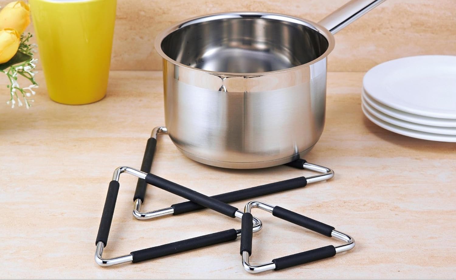 Amazon.com: 3 Piece Metal Trivet Set: Home & Kitchen
