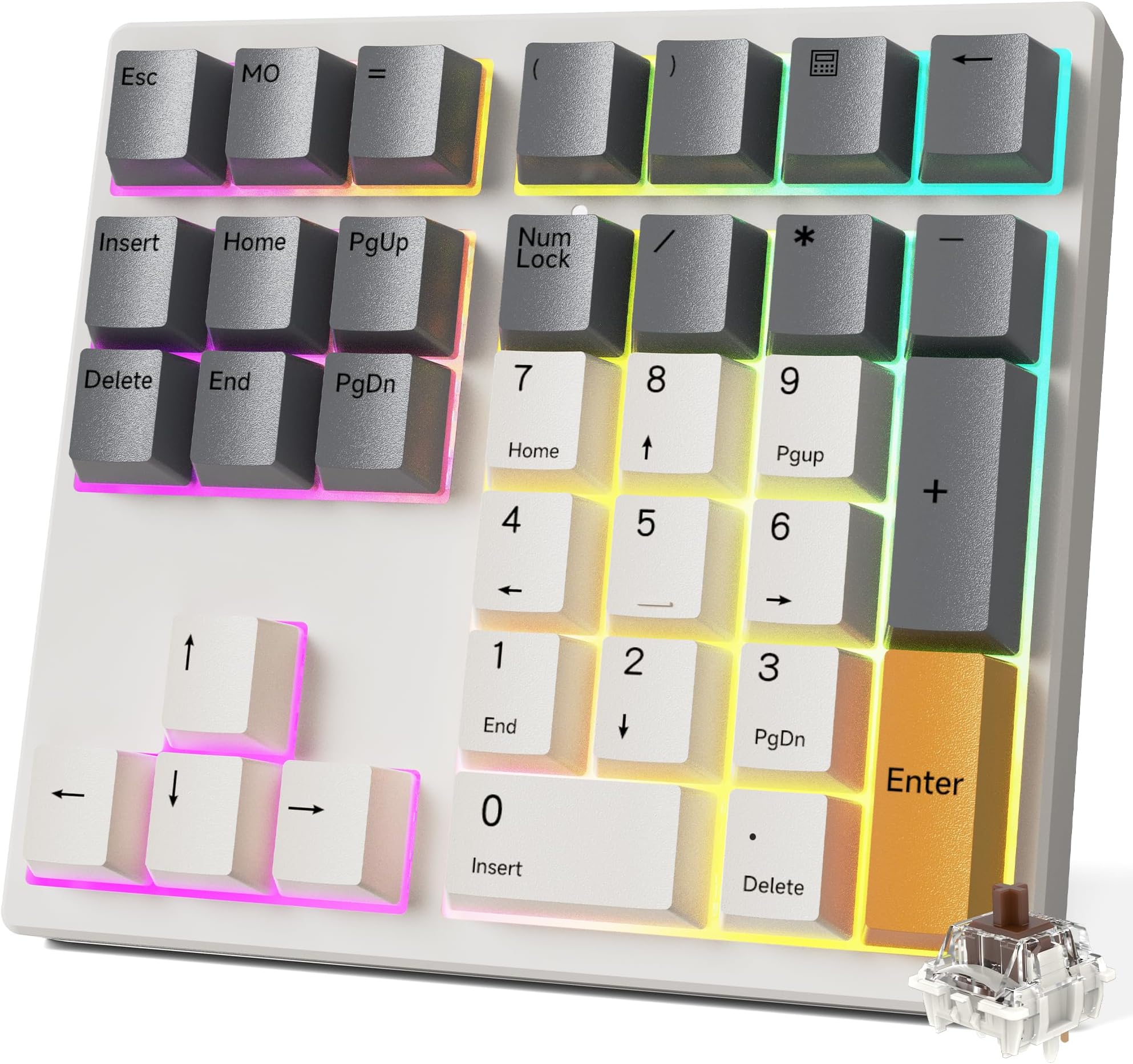 Amazon.com: MechLands CIDOO V33 Aluminum Wireless Numpad, VIA Gasket ...