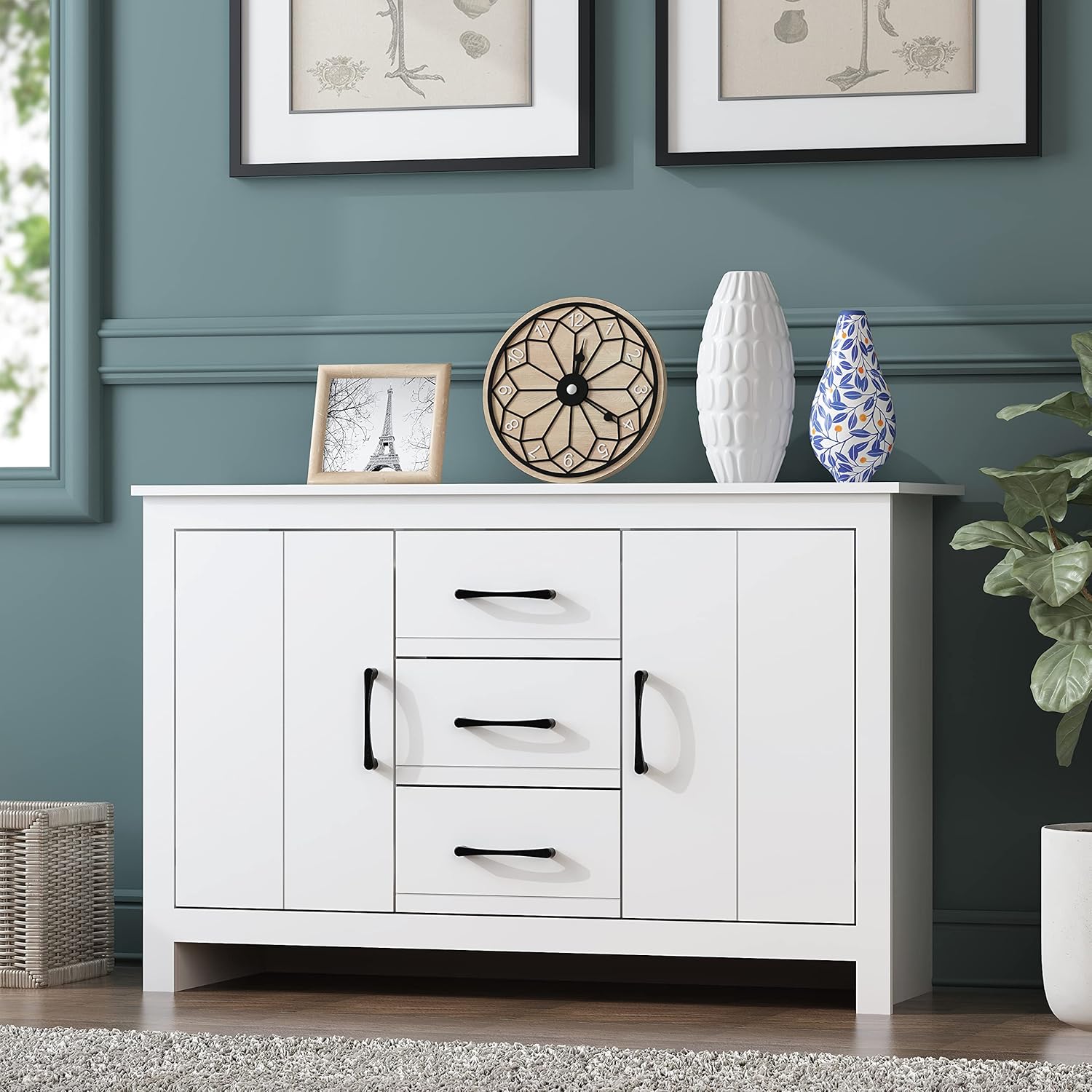 Galano Gemstone Sideboard mit 2 Türen und 3 Schubladen – Buffetschrank ...