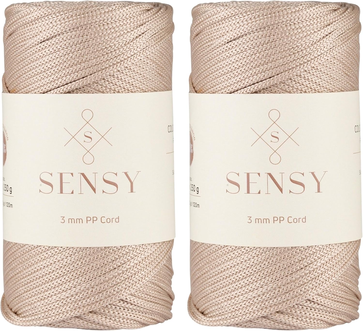 Amazon.com: Sensy Premium 3mm 131 Yards Polyester Rope 100% ...