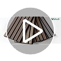 Amazon.com: VallisCo 4-Piece Wood Slat Acoustic Panels for Stylish ...