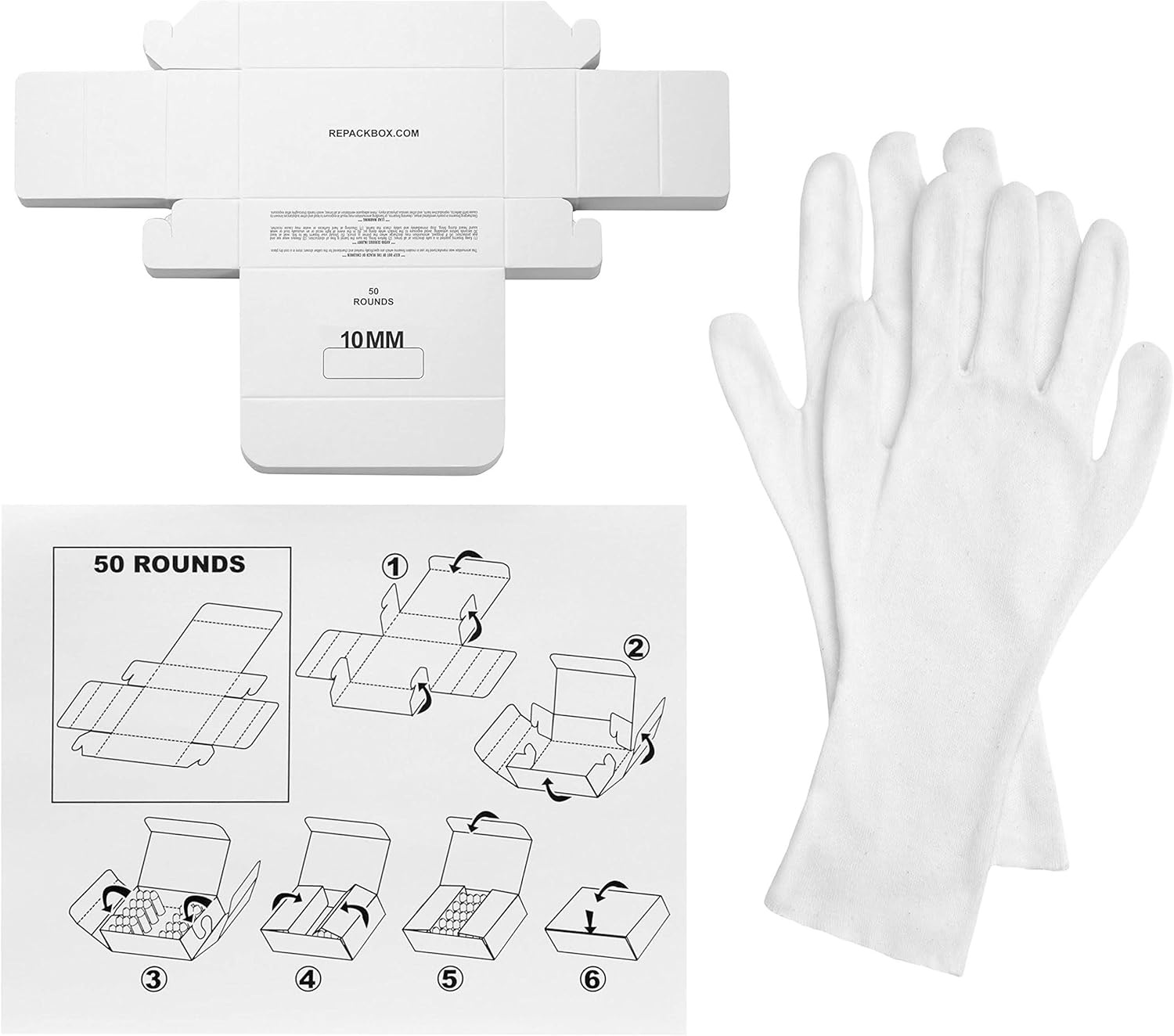 Amazon.com: REPACKBOX 10MM 100 Box Bundle - Military Cardboard Ammo Box ...