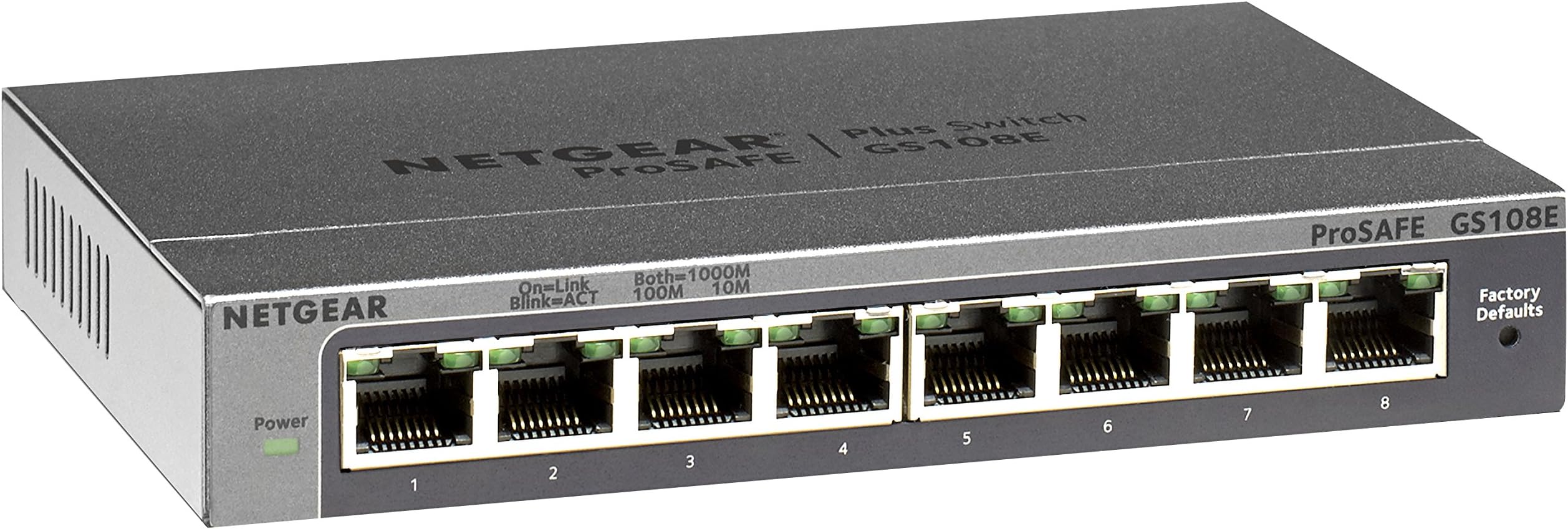NETGEAR GS105E-200AUS PROSAFE Plus 5 Port 10/1000 GIGABIT L2 Switch ...