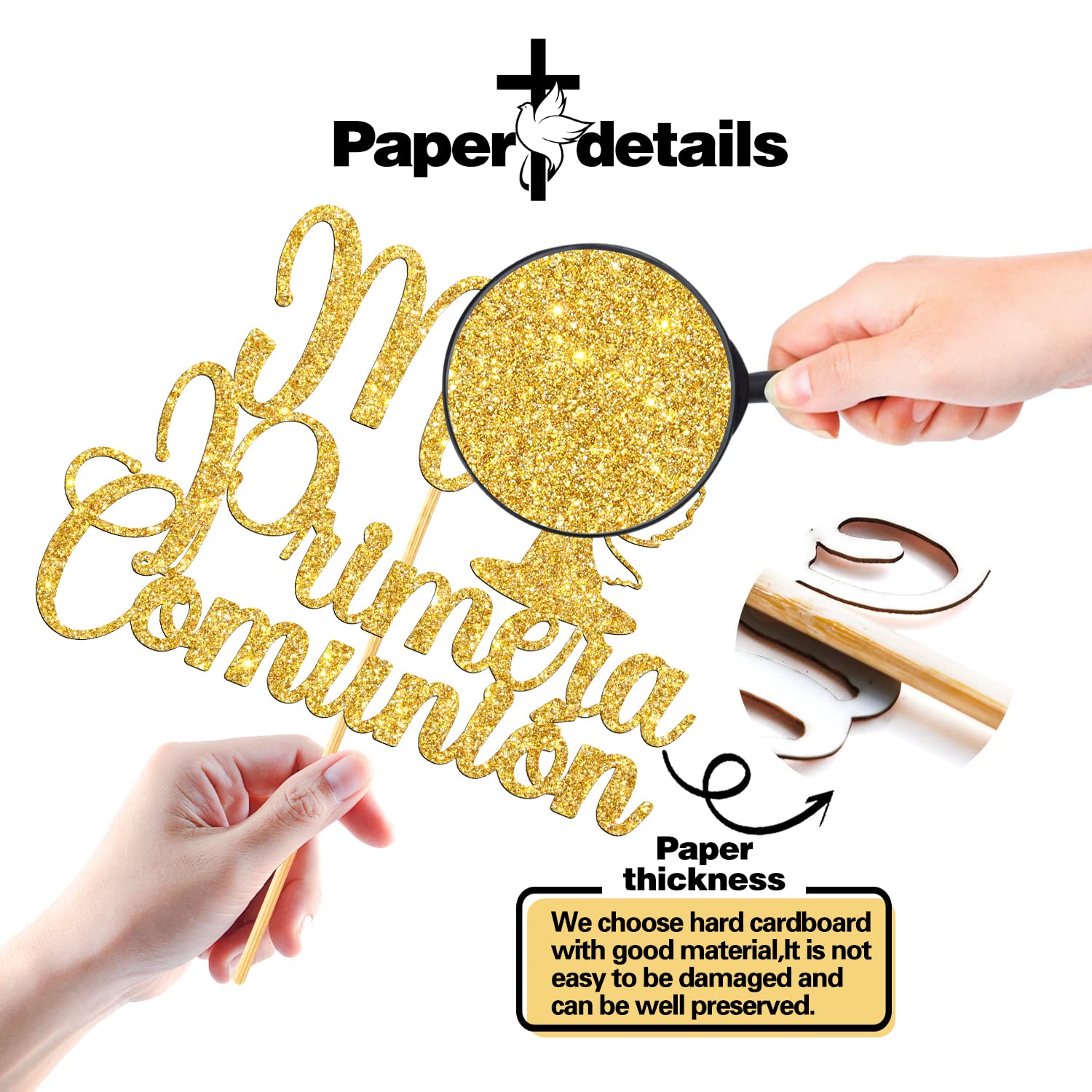 Snapklik.com : Mi ra Comunion Cake Topper, Spanish First Holy Communion ...