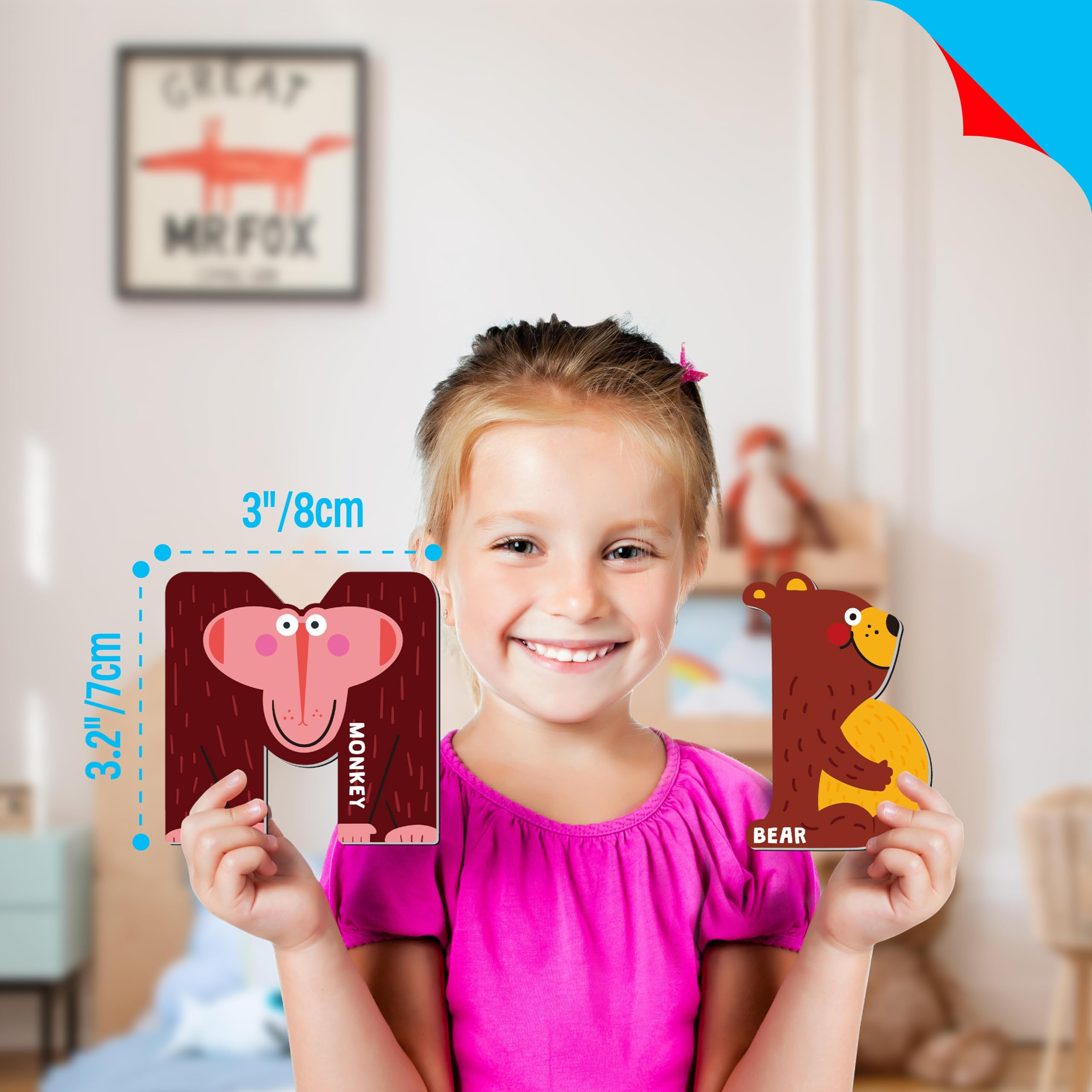 Snapklik.com : Magnetic Uppercase Letters, 26 Pieces Letter Magnets ...