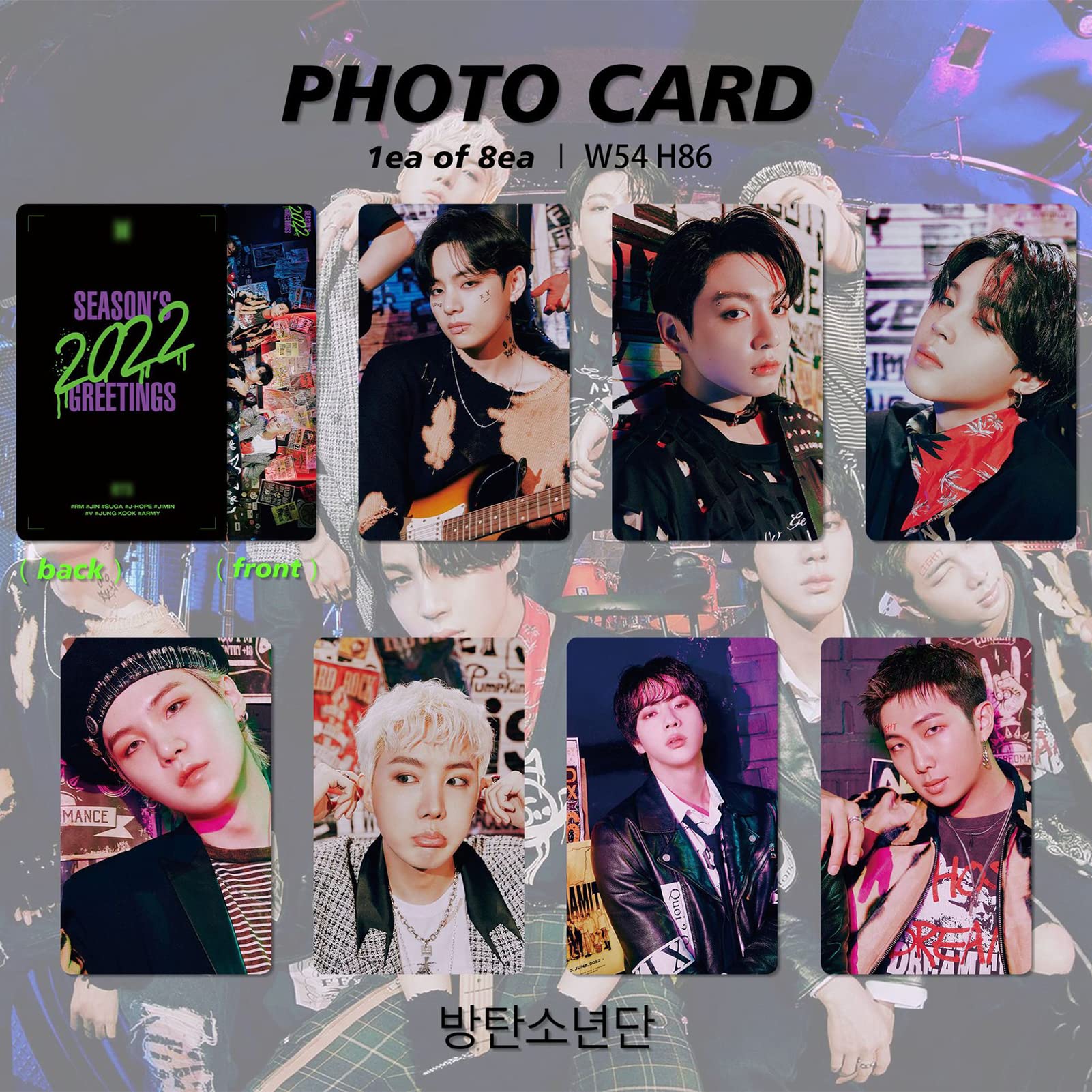 Buy ALTcompluser Kpop BTS Lomo Cards Photocard, Bangtan Boys JIMIN ...