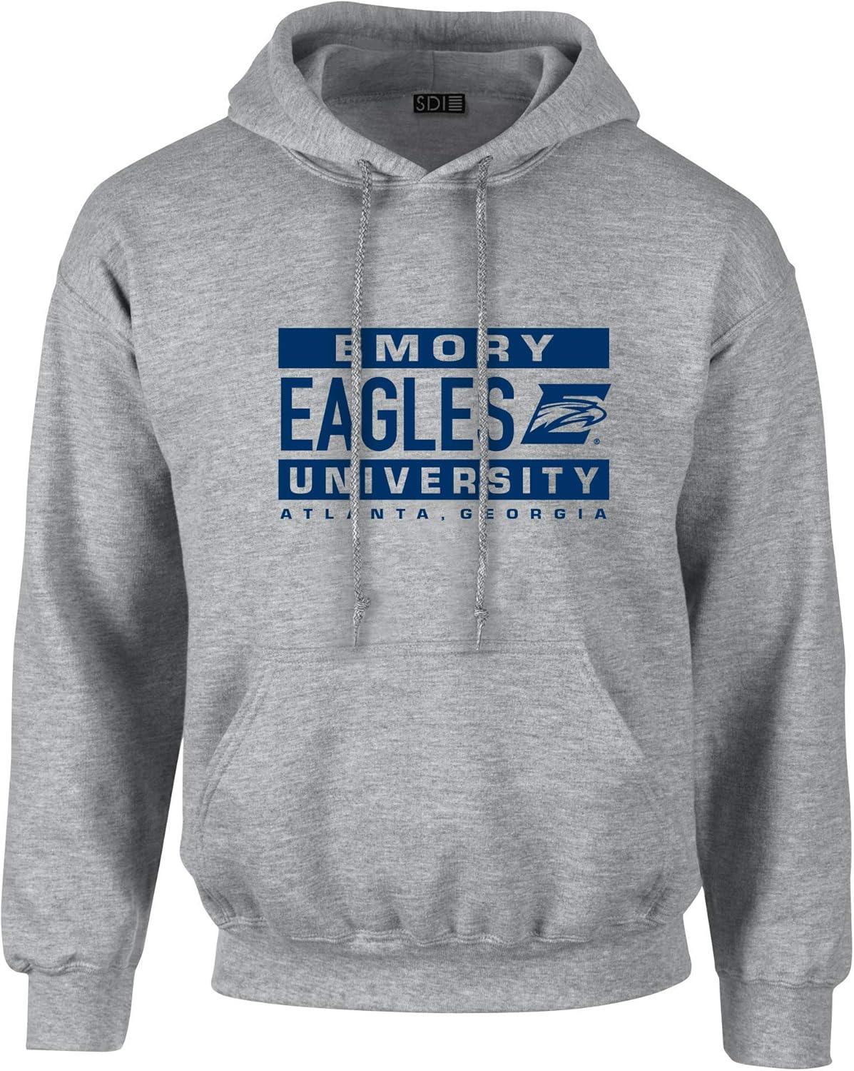 Amazon.com : Emory University College 50/50 Hoodie, Athletic Gray, 4X ...