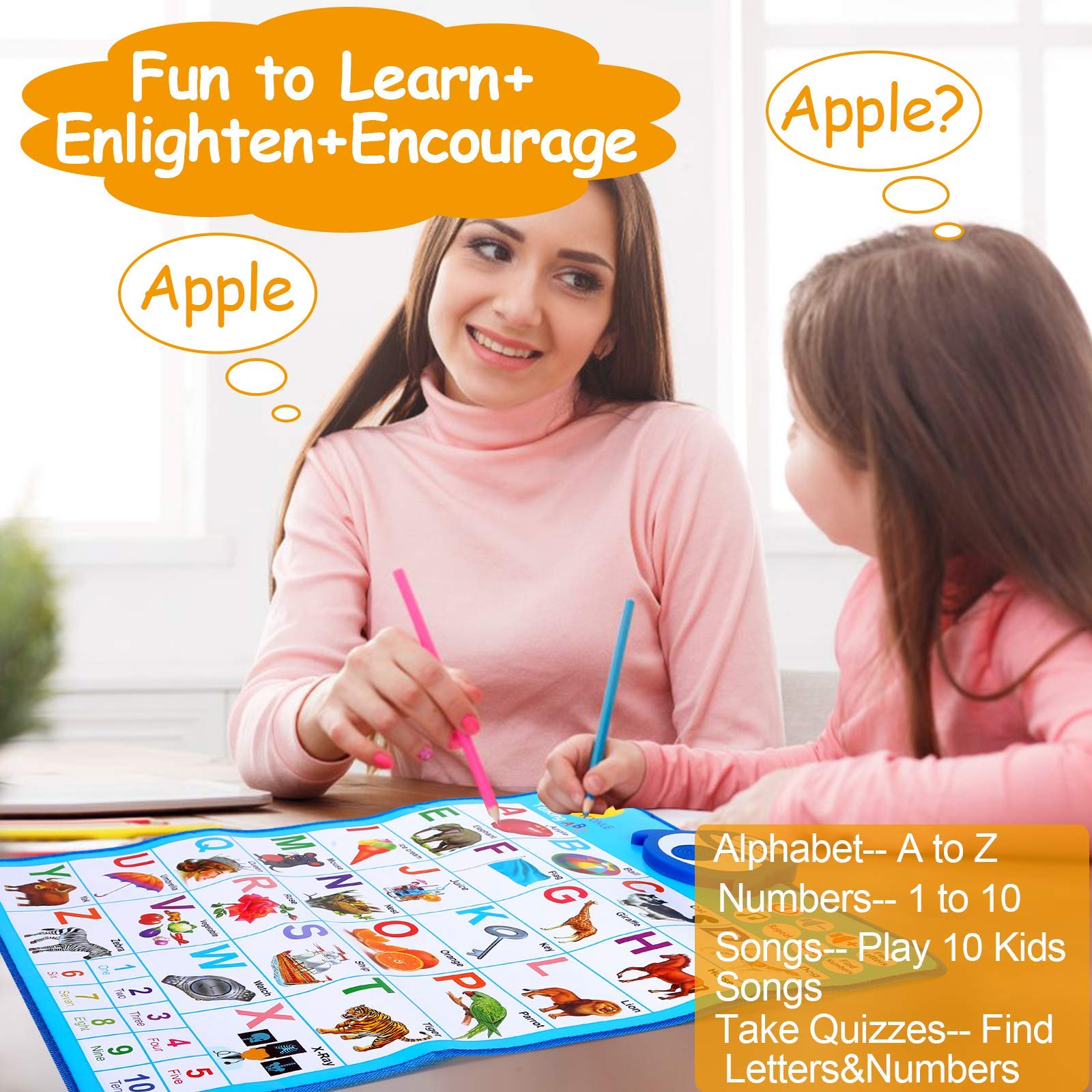 Buy Interactive Electronic Alphabet Wall Chart Talking ABC 123s Music buy-interactive-electronic-alphabet-wall-chart-talking-abc-123s-music
