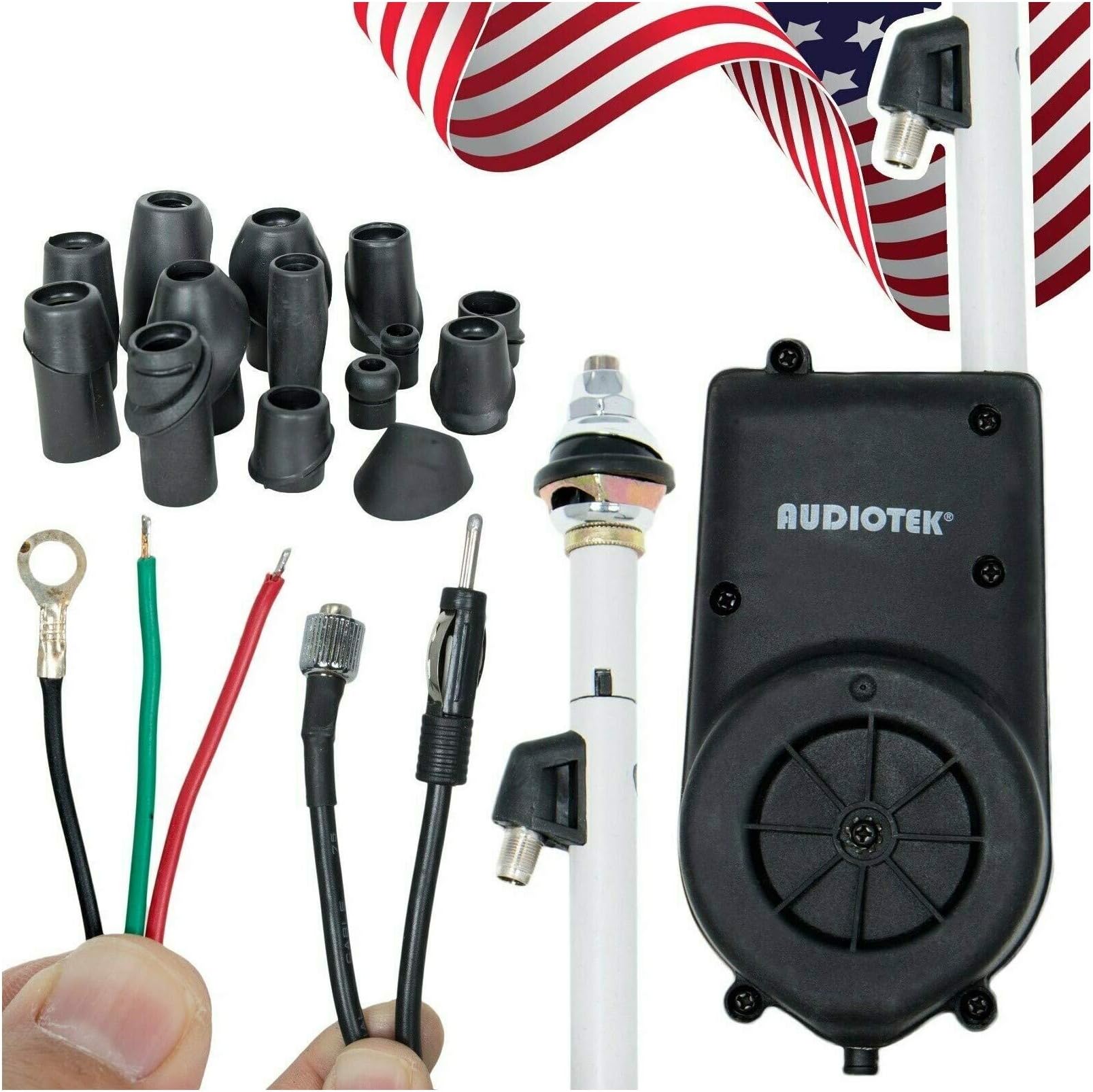 Amazon.com: YONGHONG Auto Car Power Electric Aerial Compatible with ...