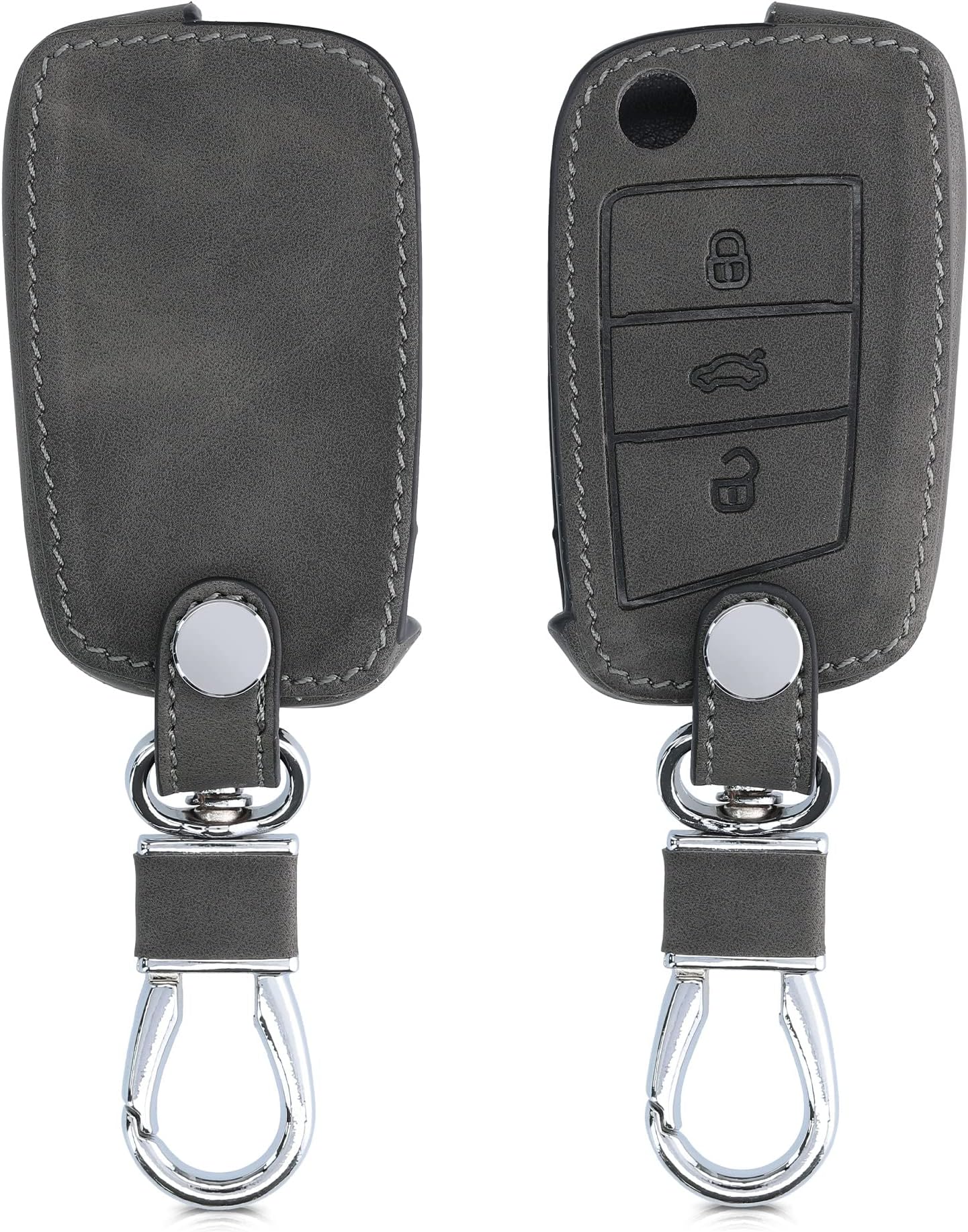 kwmobile Car Key Cover Compatible with VW Golf 7 MK7 3 Button Car Key ...